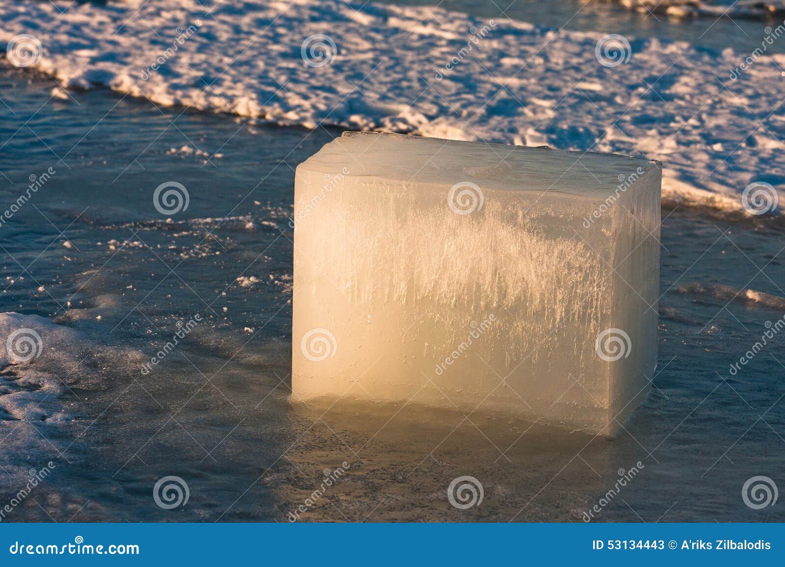 Ice cube stock image. Image of hole, freshness, purity - 53134443