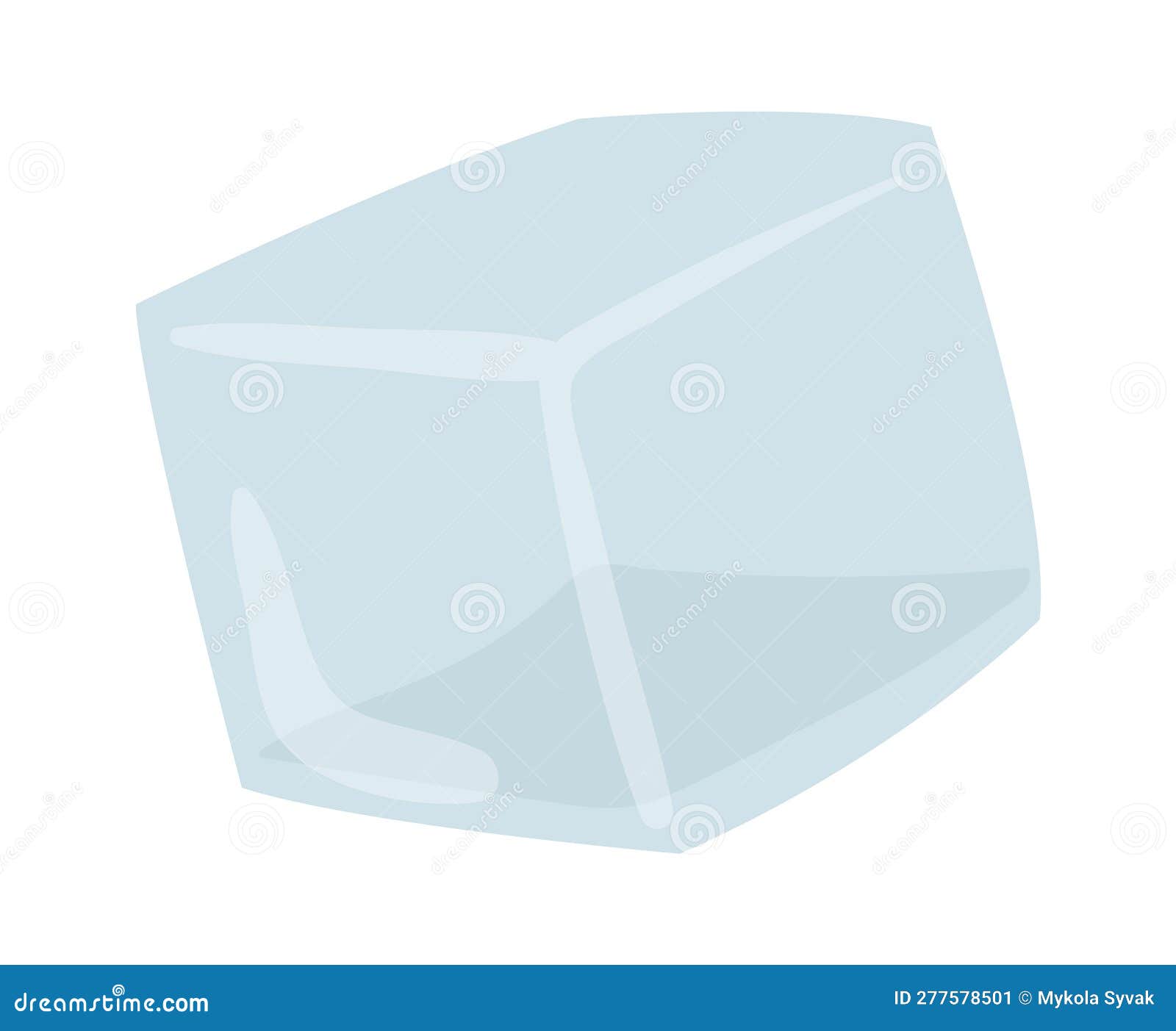 Ice Cube Icon stock vector. Illustration of element - 277578501