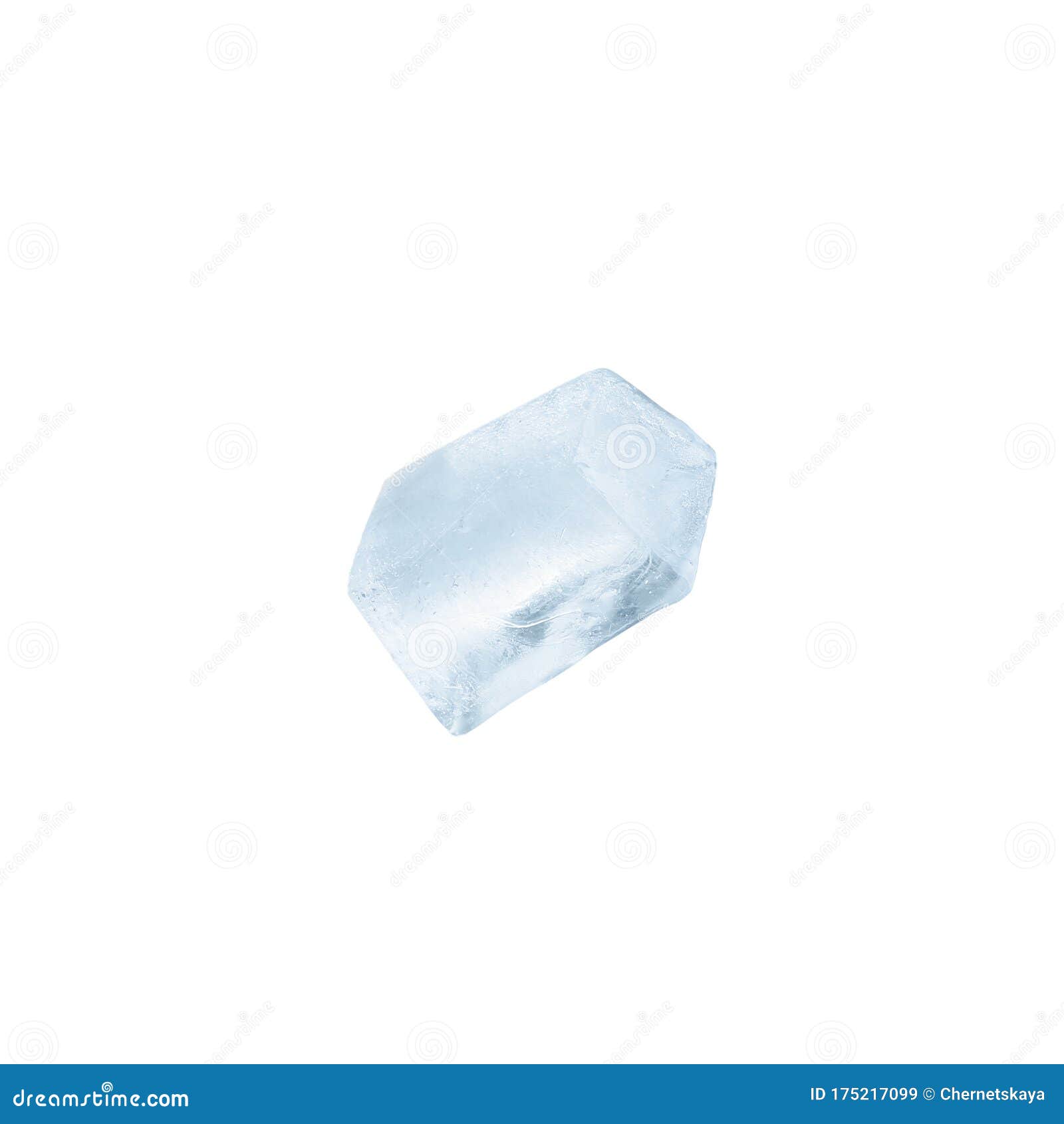 Ice Cube Isolated on White. Frozen Liquid Stock Image - Image of ...