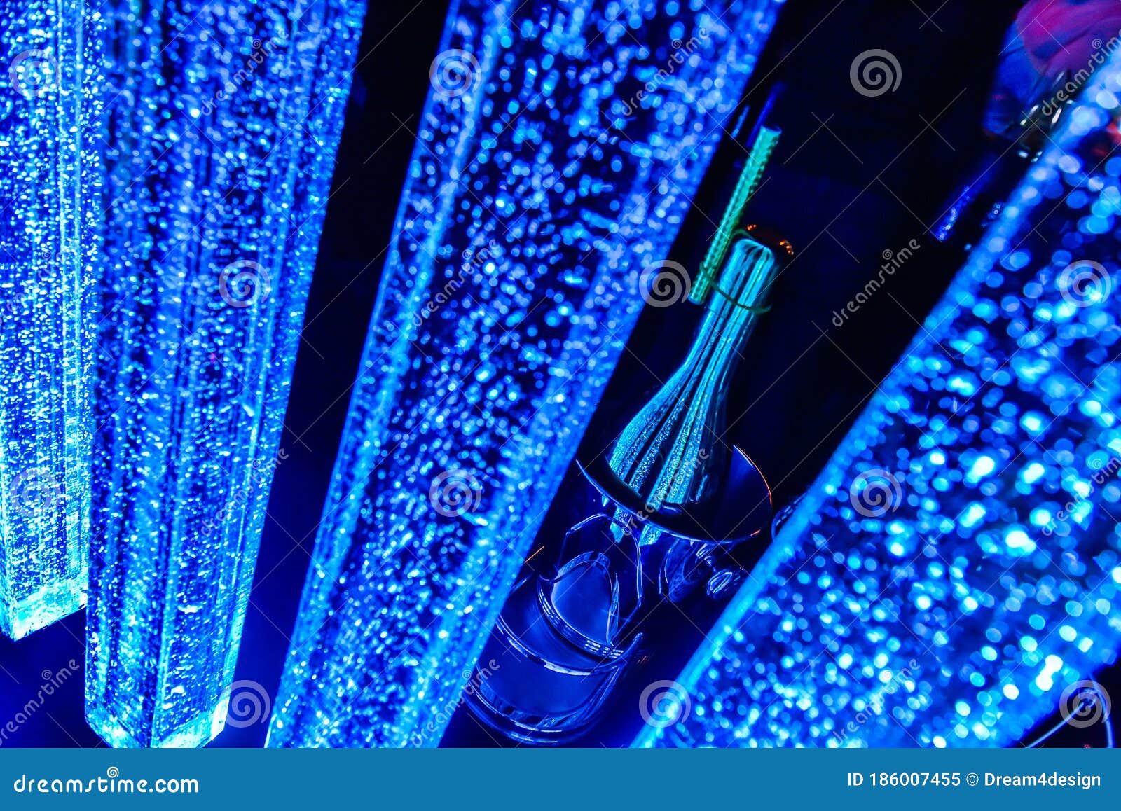 Ice Cube at Nightclub Neon Abstract Background. Abstract Background ...