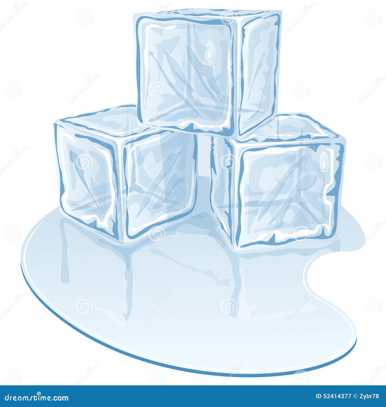 Ice cube pile stock vector. Illustration of drink, pile - 52414377