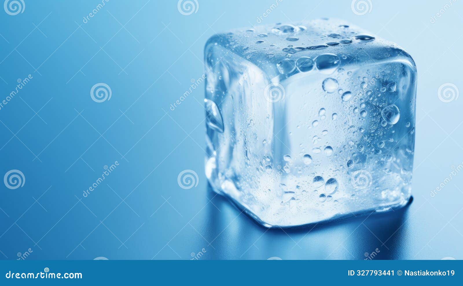 A Ice Cube Sits Atop a Table, Its Chilling Presence and Solid Form ...
