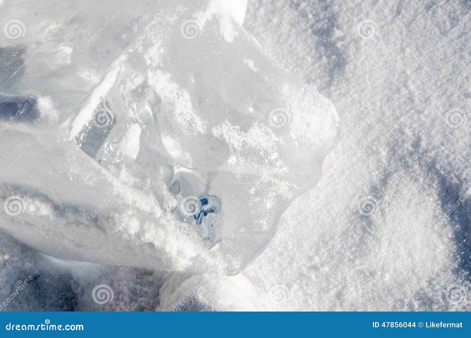 Ice cube and snow stock photo. Image of heavenly, drops - 47856044