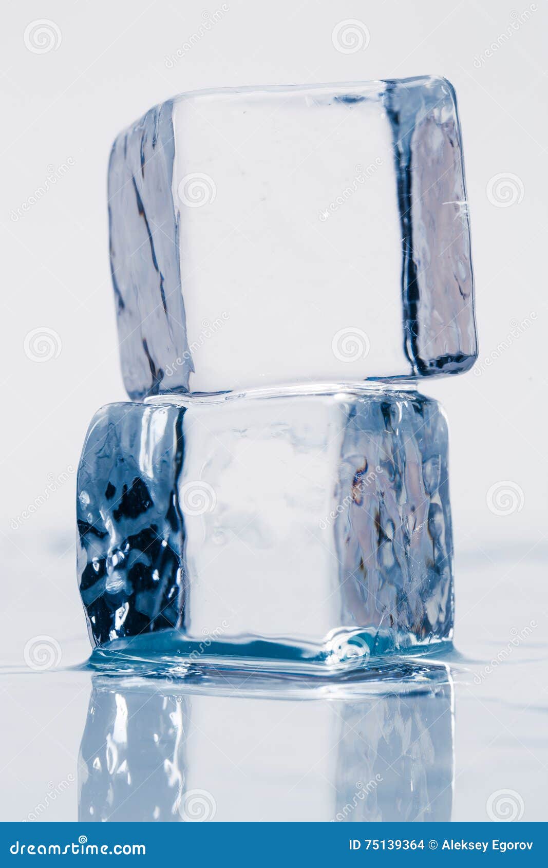 Ice cube on table stock photo. Image of water, glass - 75139364