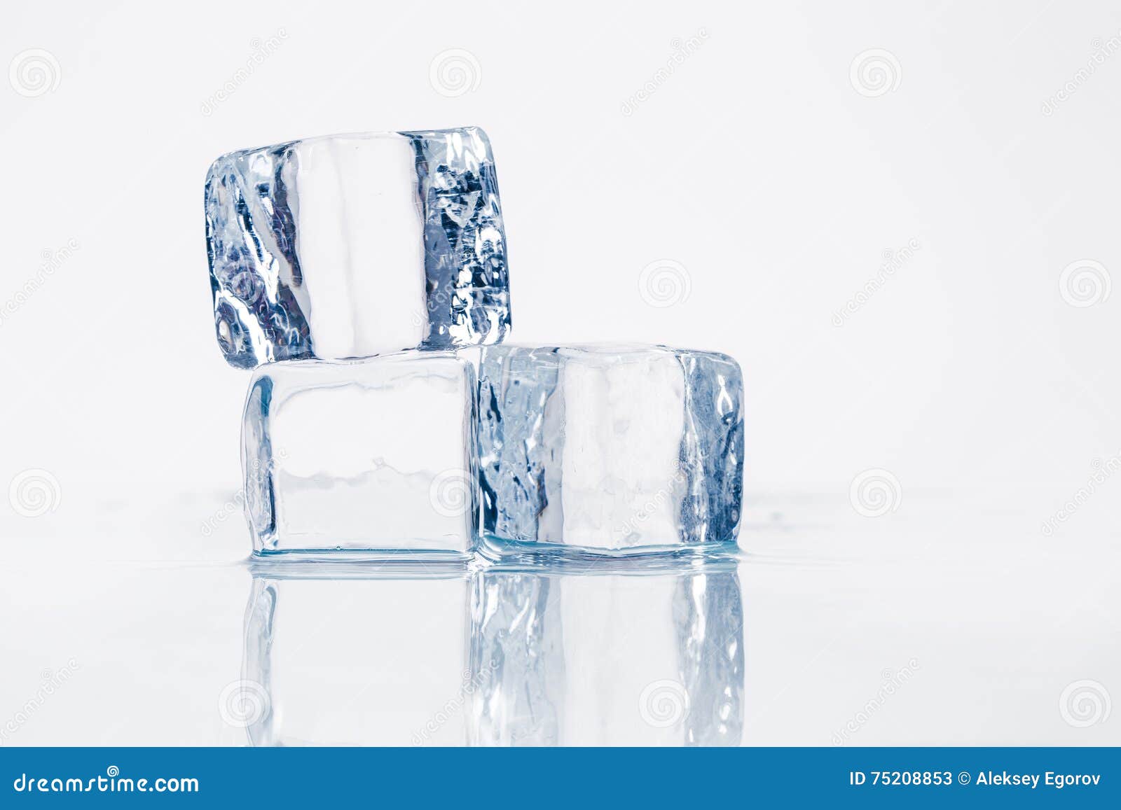 Ice cube on table stock image. Image of solid, frost - 75208853