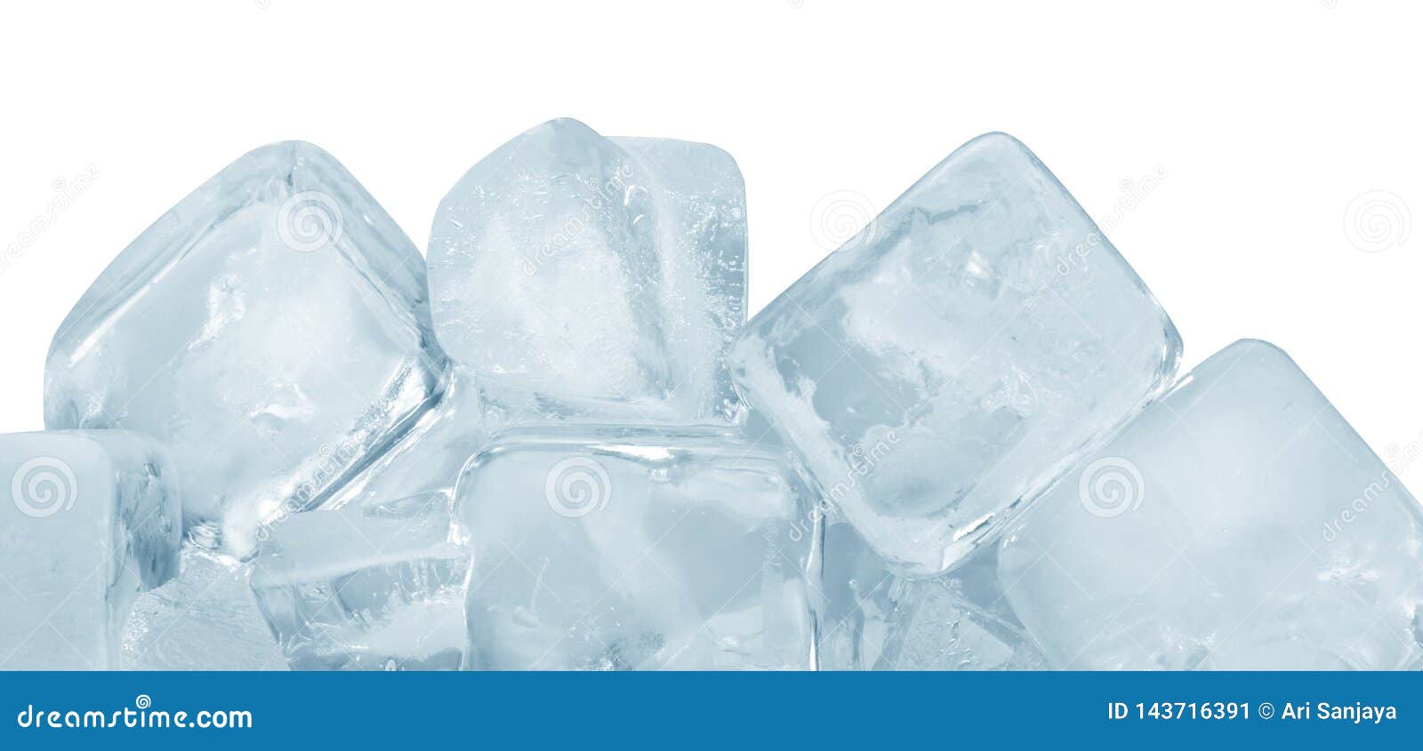 Ice cubes group stock image. Image of water, melt, reflection - 143716391