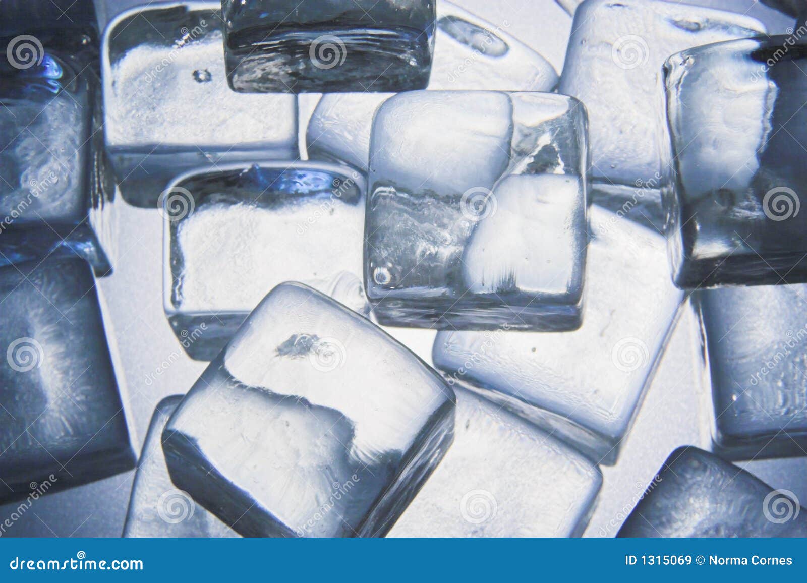Ice cubes stock image. Image of freeze, melt, isolated - 1315069