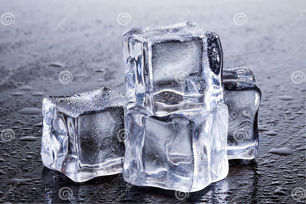 Ice cubes stock image. Image of cube, freeze, drip, clear - 19866003