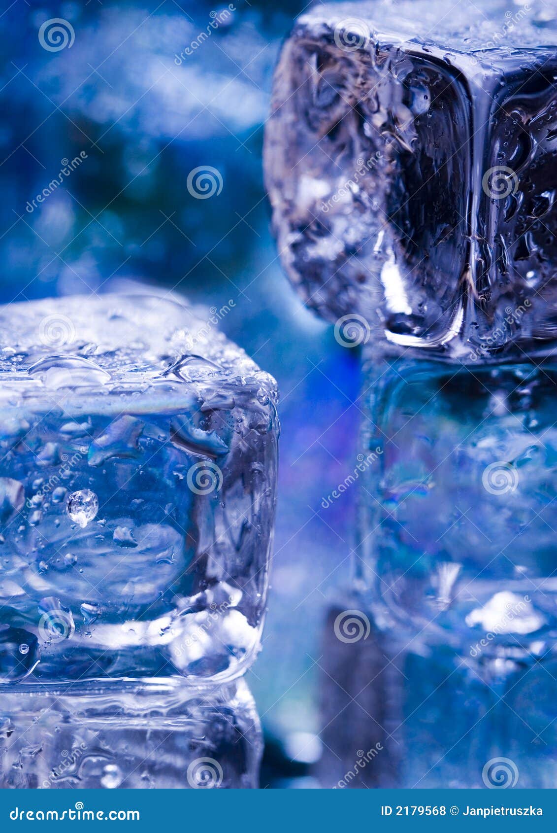 Ice cubes stock photo. Image of refraction, navy, frigid - 2179568