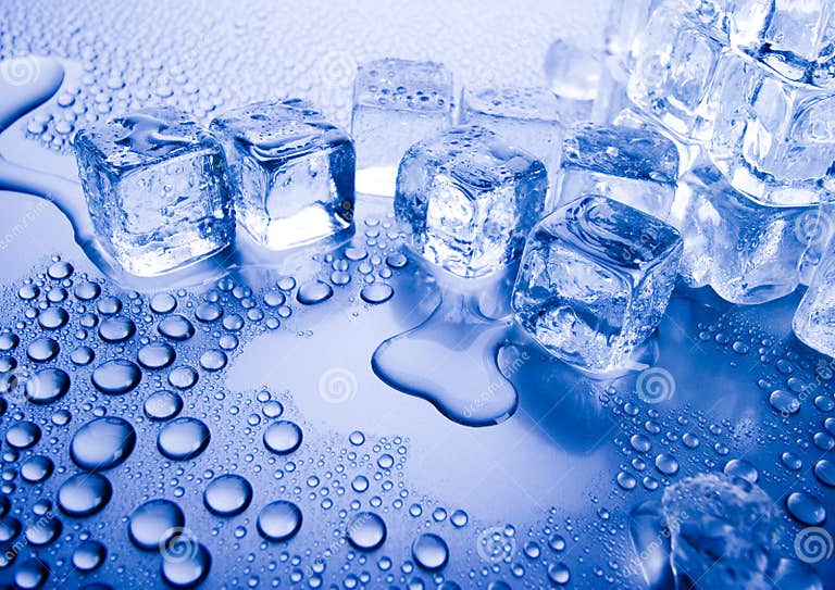 Ice cubes stock image. Image of refraction, cube, cold - 3234507