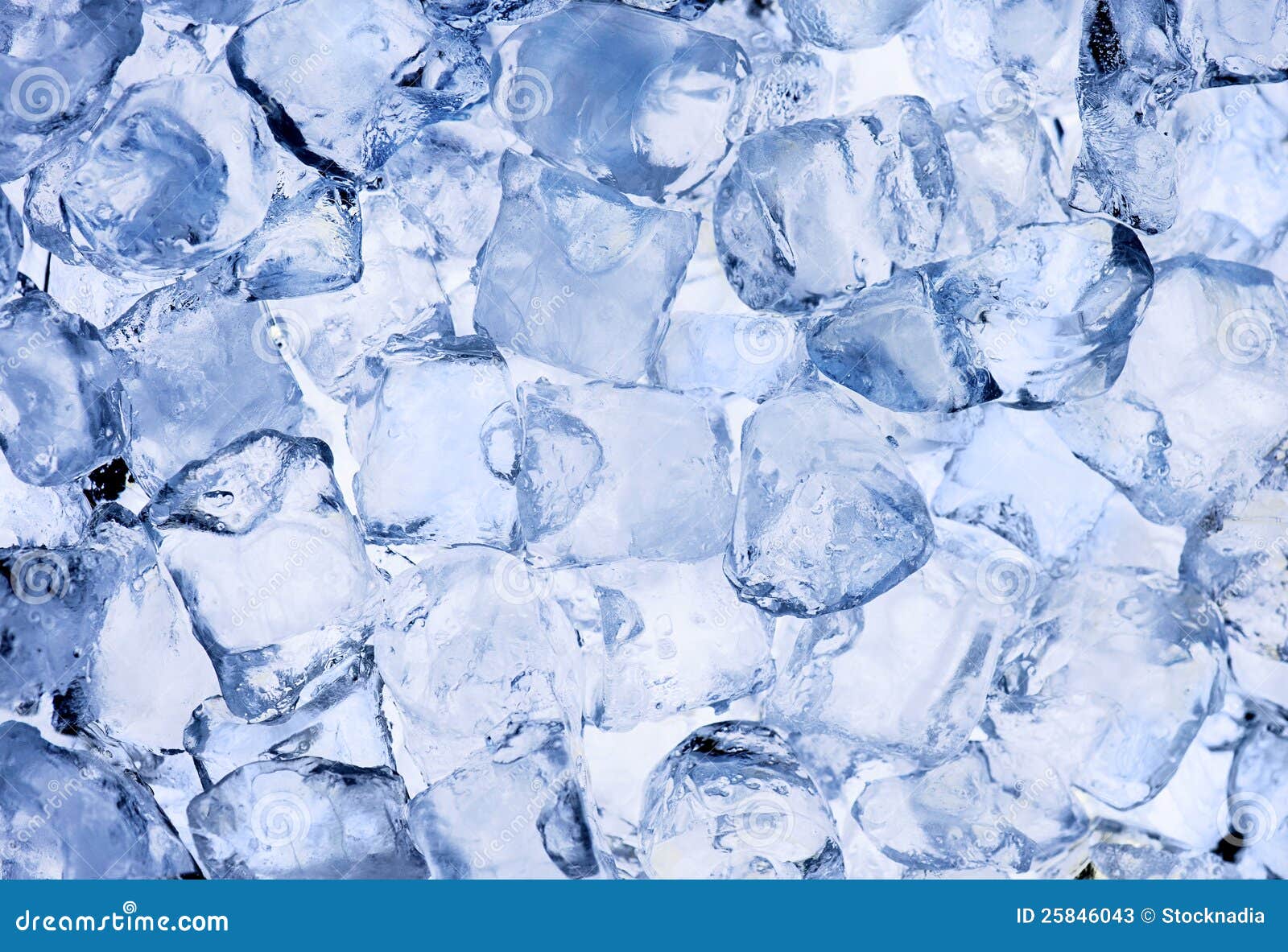 Ice Cubes Background Stock Photos - Image: 25846043