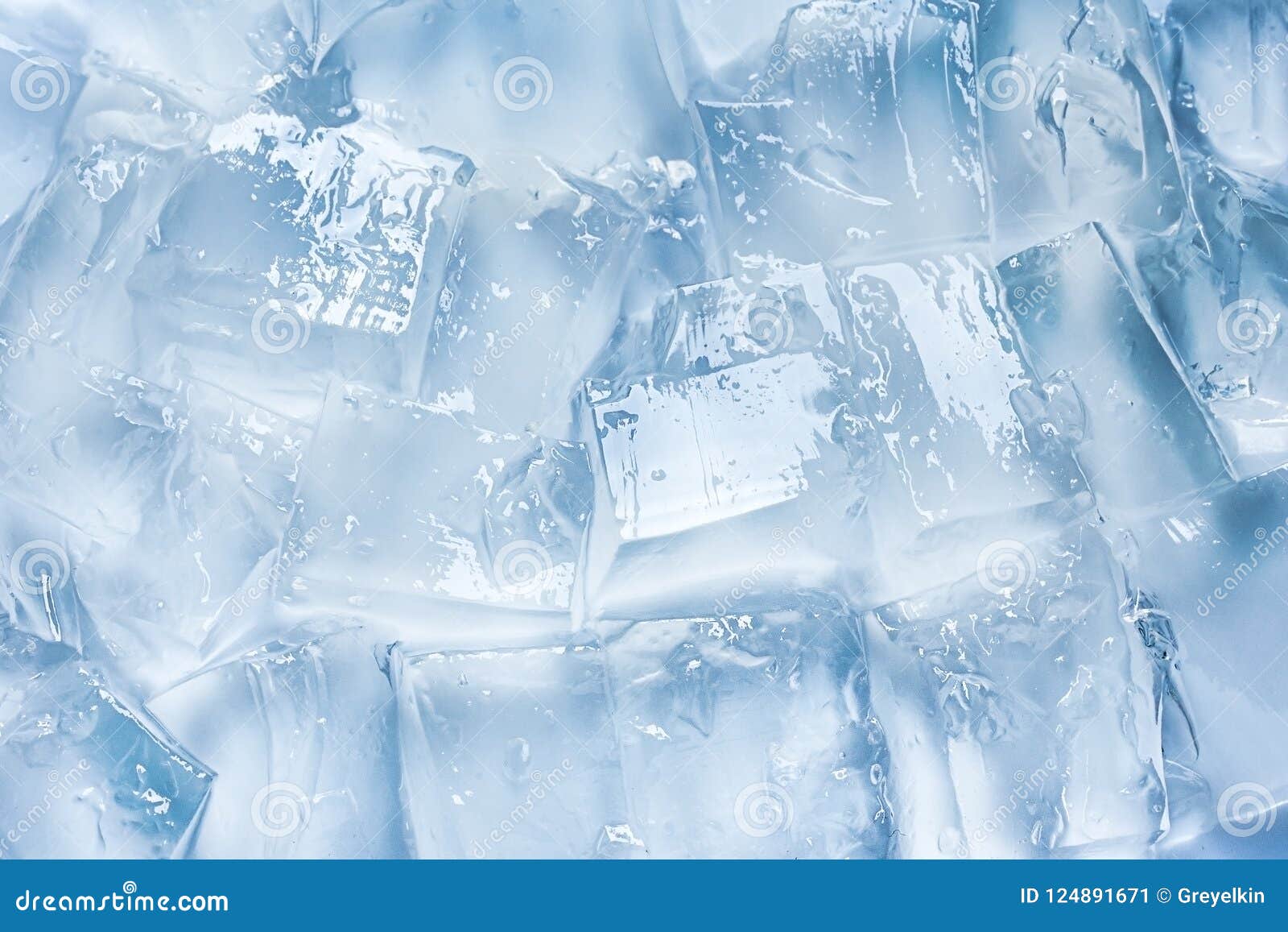 Ice Cubes Background, Blue Color, Cold Stock Image - Image of drop ...