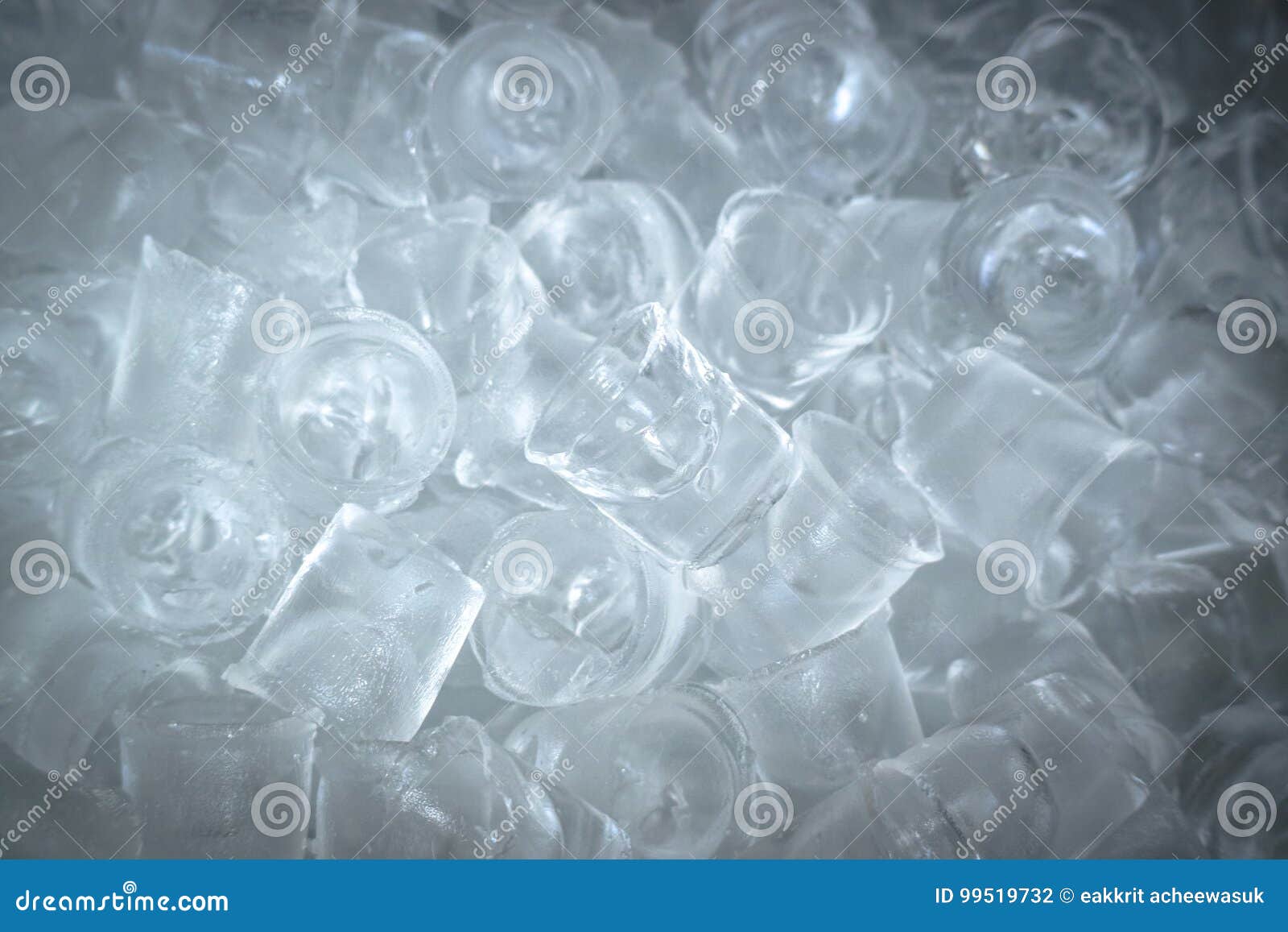 Ice cubes in a box stock photo. Image of cool, square - 99519732