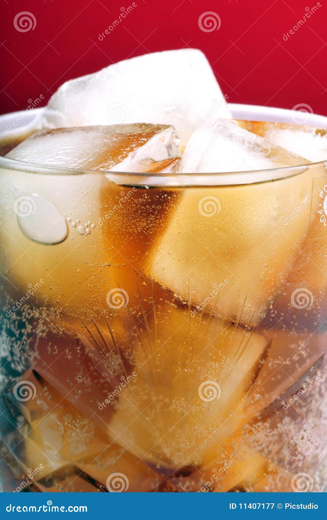 Ice cubes in drink stock image. Image of glass, still - 11407177