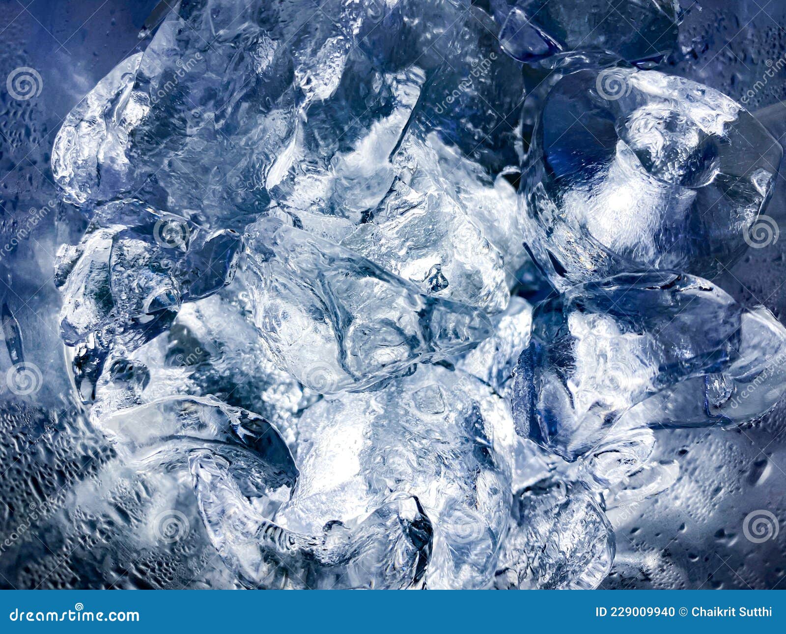 Ice Cubes Feel Fresh on Hot Days Background Stock Photo - Image of ...