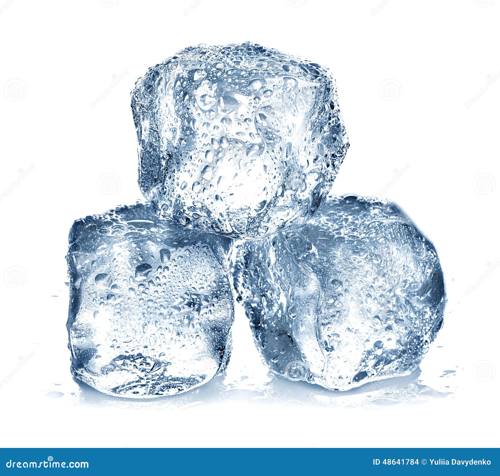 Ice cubes isolated stock photo. Image of background, drink - 48641784