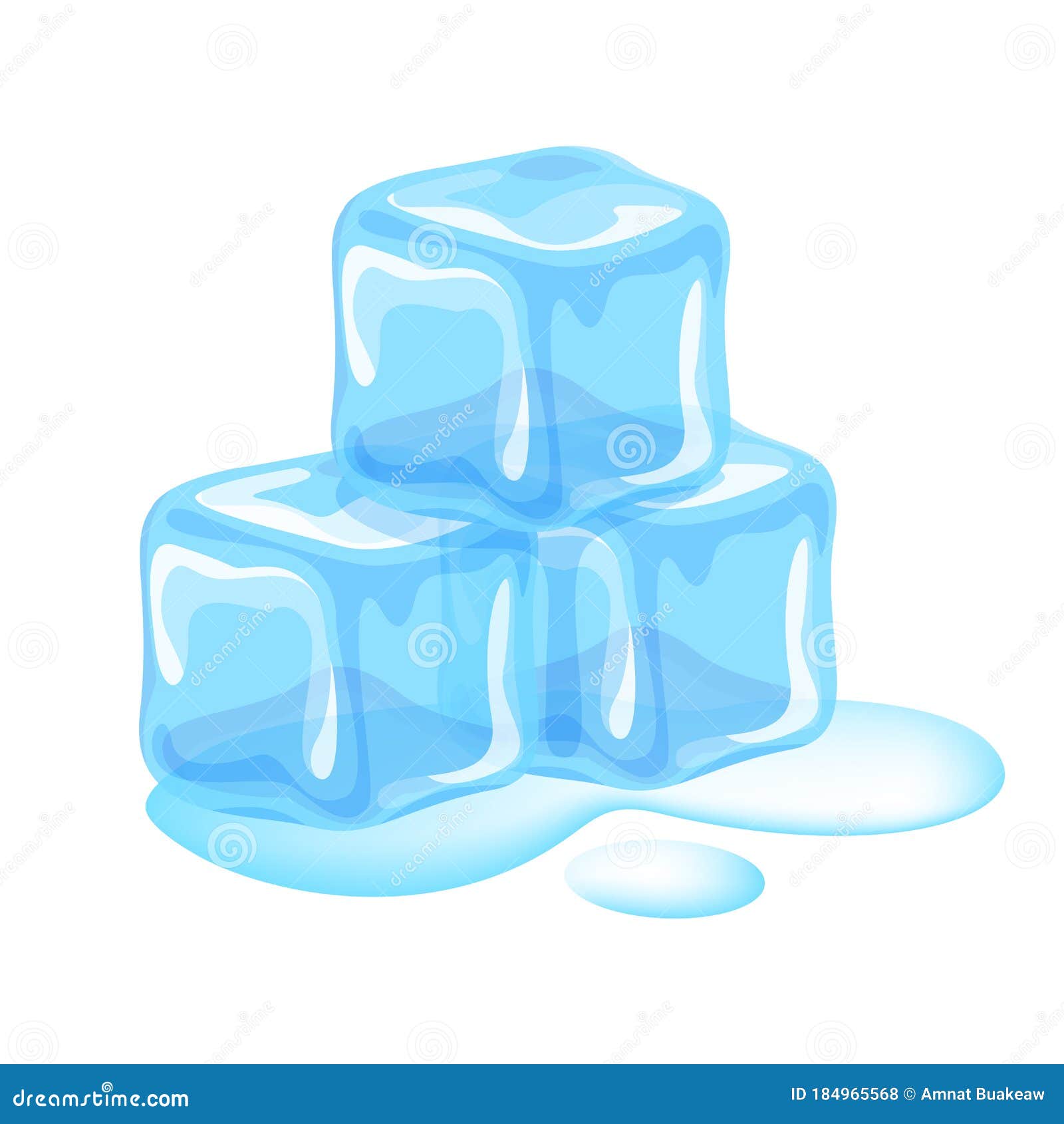 Ice Cubes Isolated on White Background, Clip Art Three Ice Cubes ... Ice Cubes Isolated on White Background, Clip Art Three Ice Cubes ...