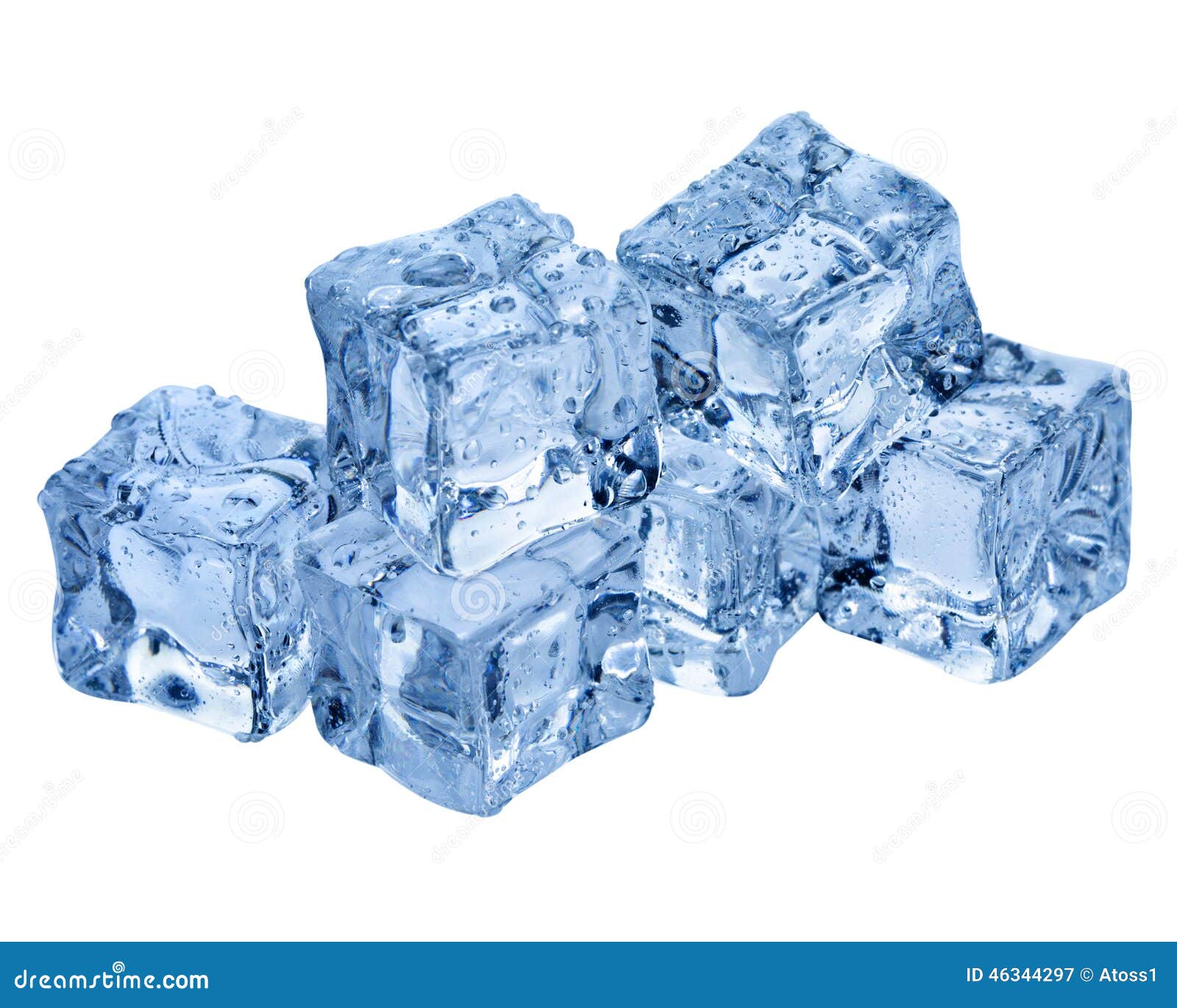 Ice stock image. Image of blue, refrigeration, copy, cold - 46344297