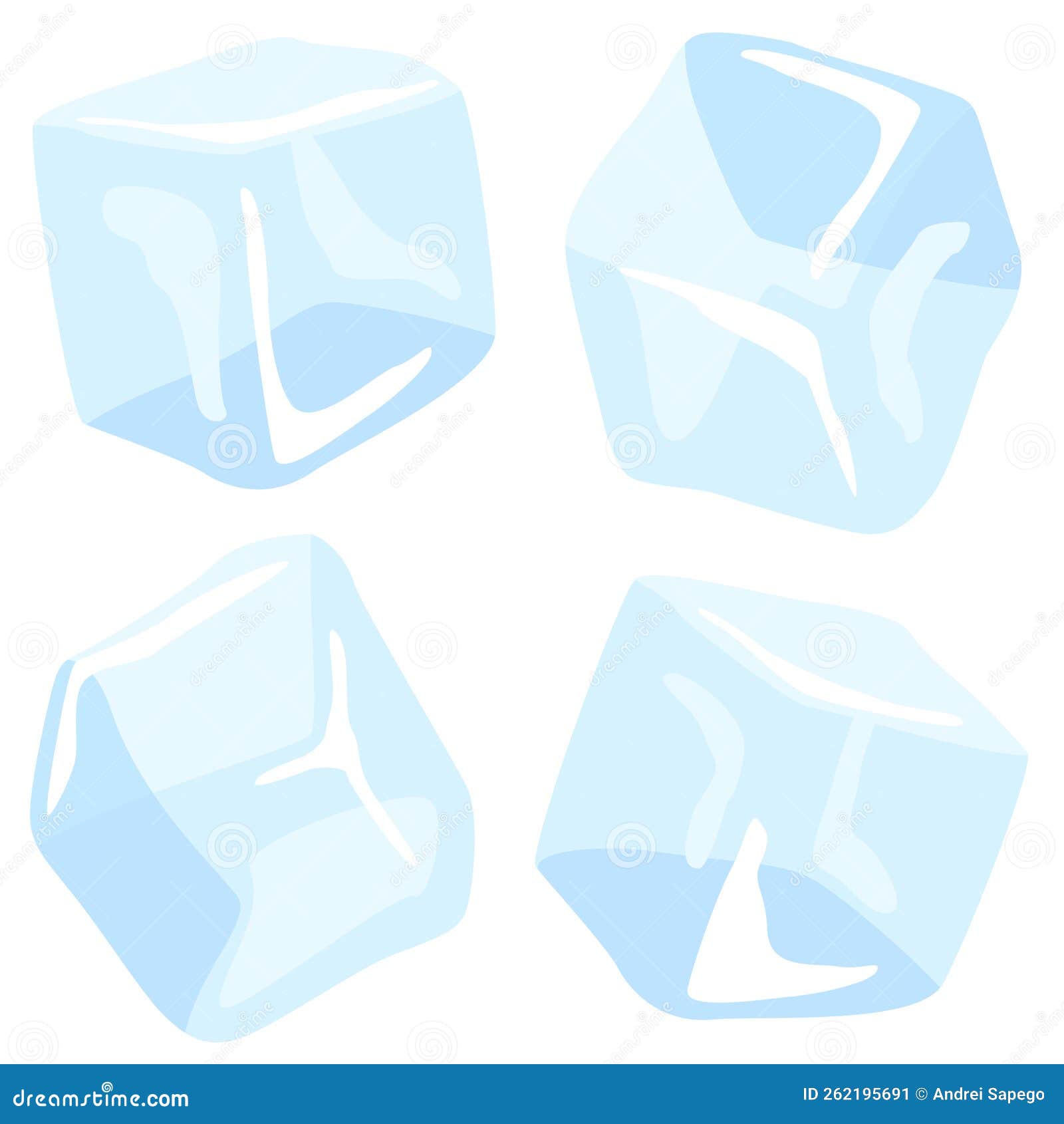Ice Cubes Isolated on White Background Stock Vector - Illustration of ... Ice Cubes Isolated on White Background Stock Vector - Illustration of ...
