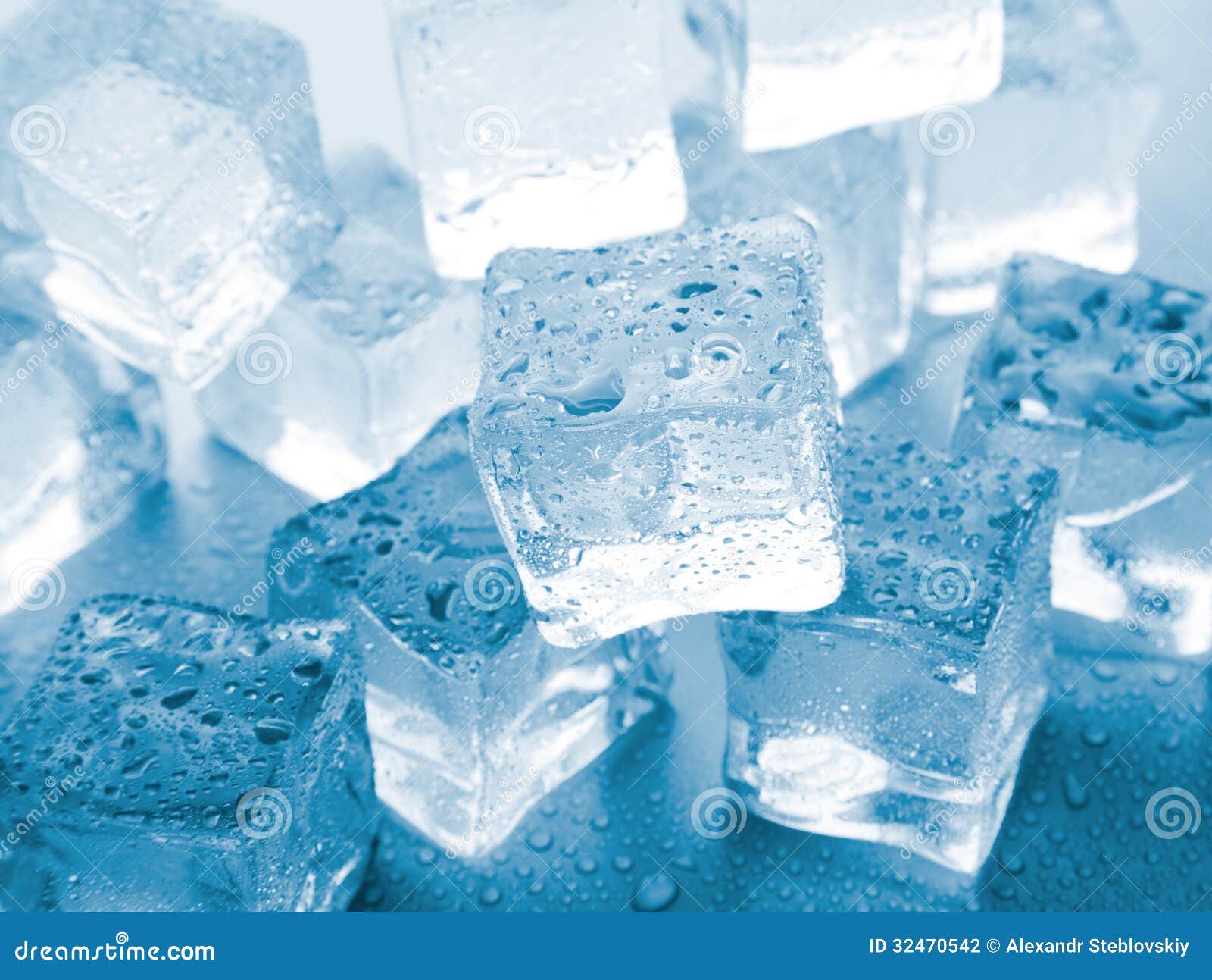 Ice cubes stock photo. Image of glass, light, icecube - 32470542