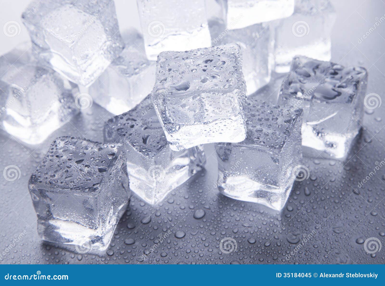 Ice cubes stock image. Image of clear, group, reflection - 35184045