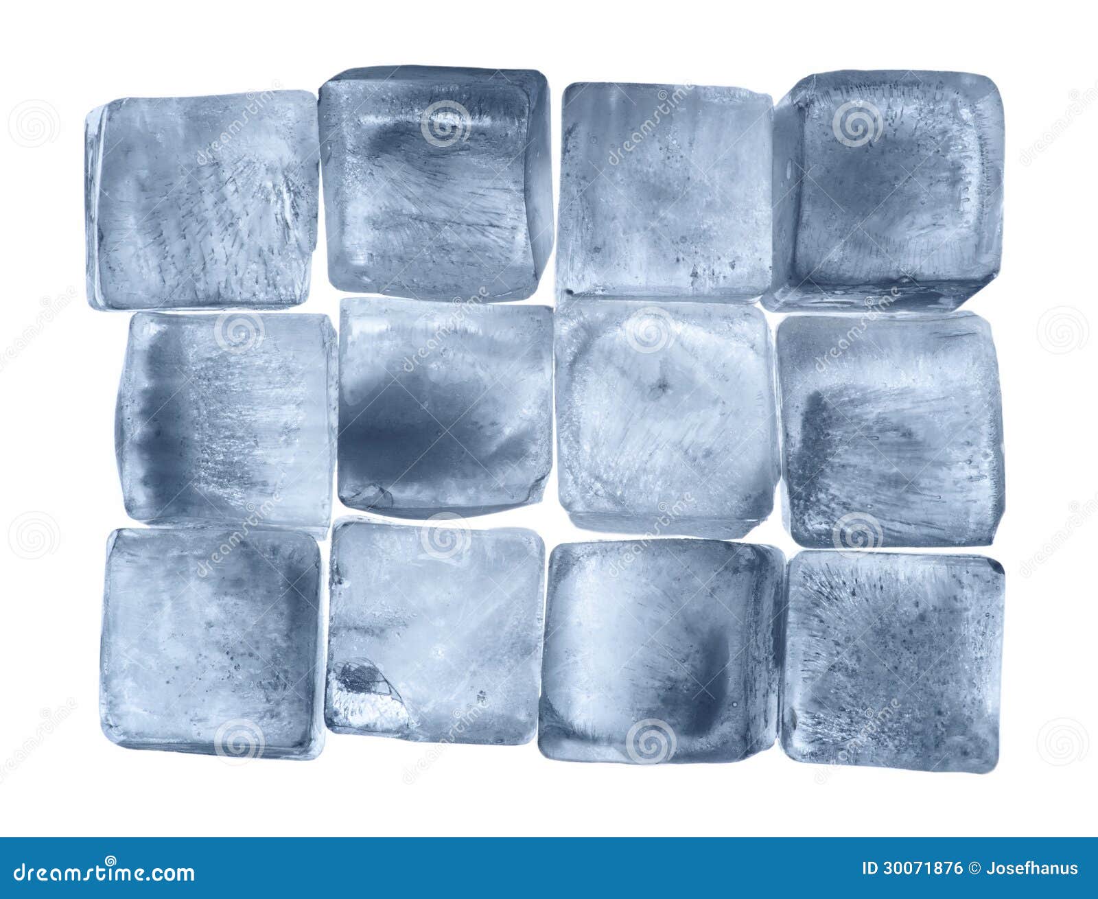 Ice Cubes stock photo. Image of closeup, isolated, cold - 30071876