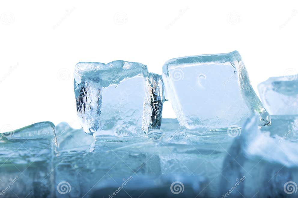 Ice cubes stock image. Image of cold, background, white - 35339289