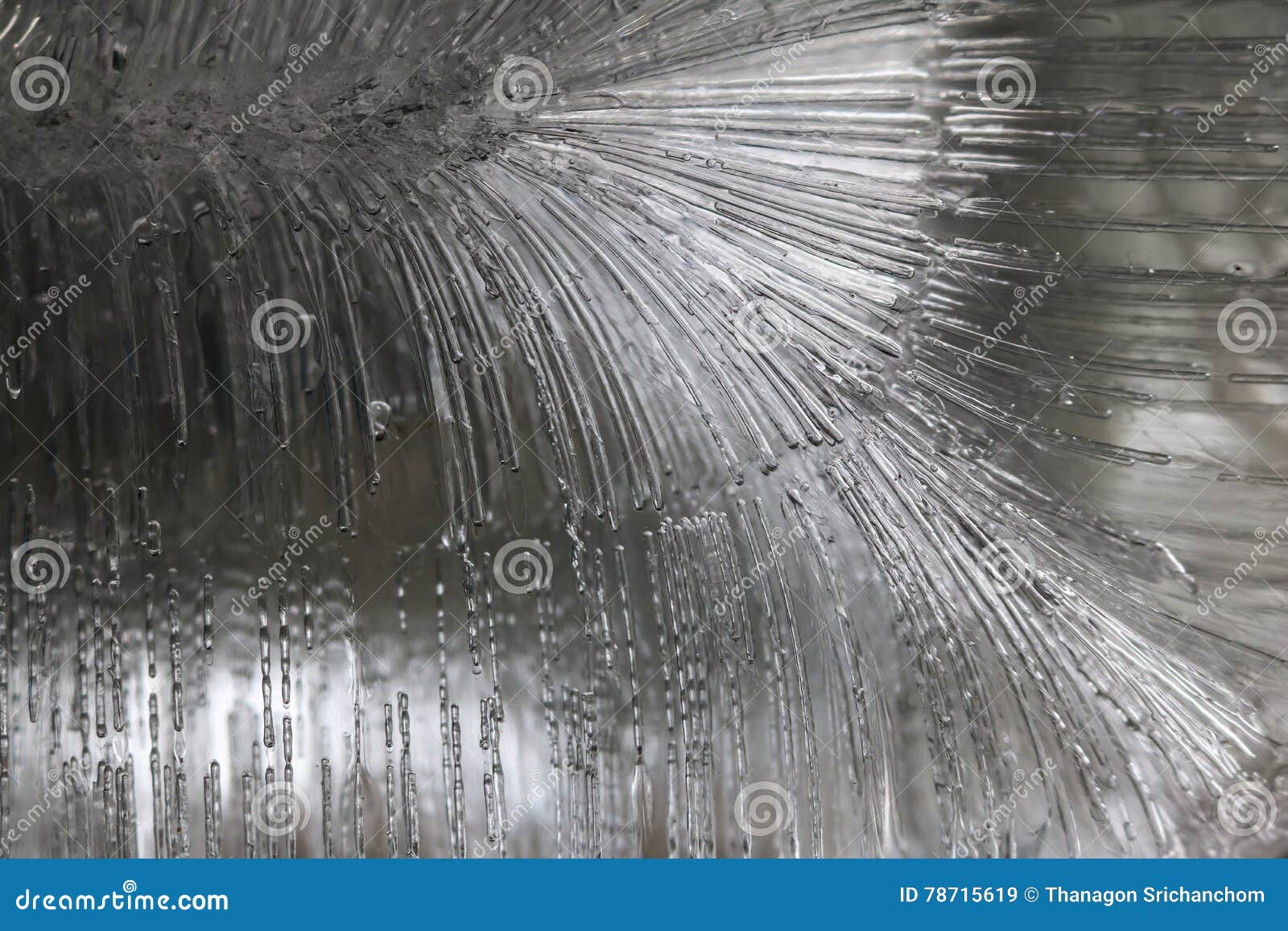 Ice Cubes Surface and Lines Inside. Stock Image - Image of melting ...