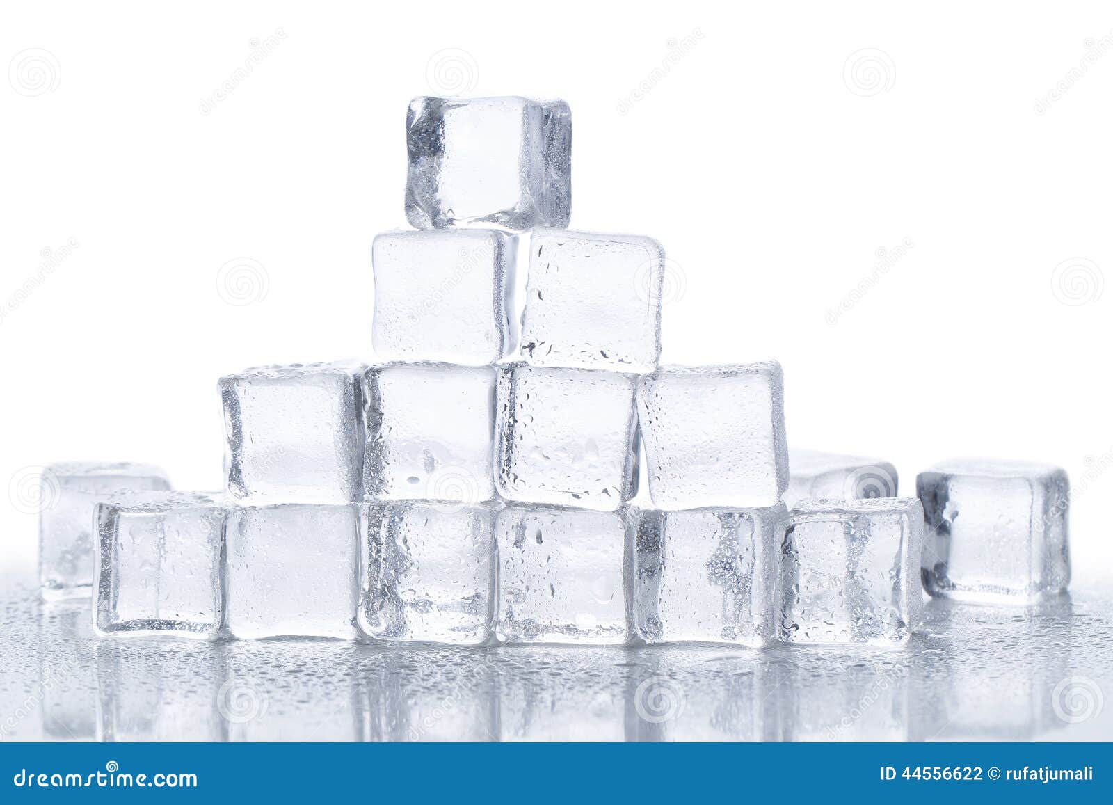 Ice cubes on the table stock photo. Image of freeze, freshness - 44556622