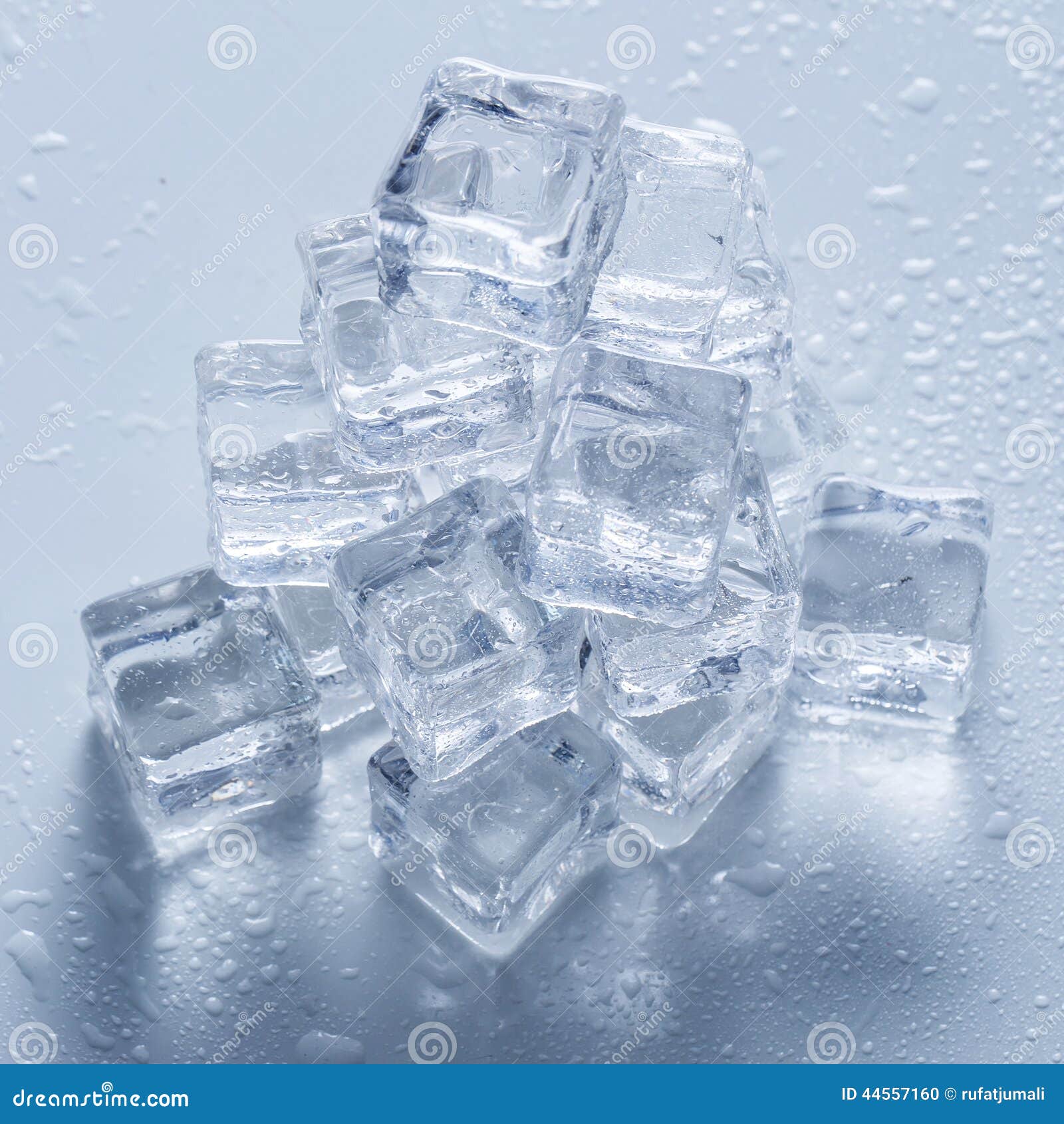 Ice cubes on the table stock photo. Image of freeze, clear - 44557160