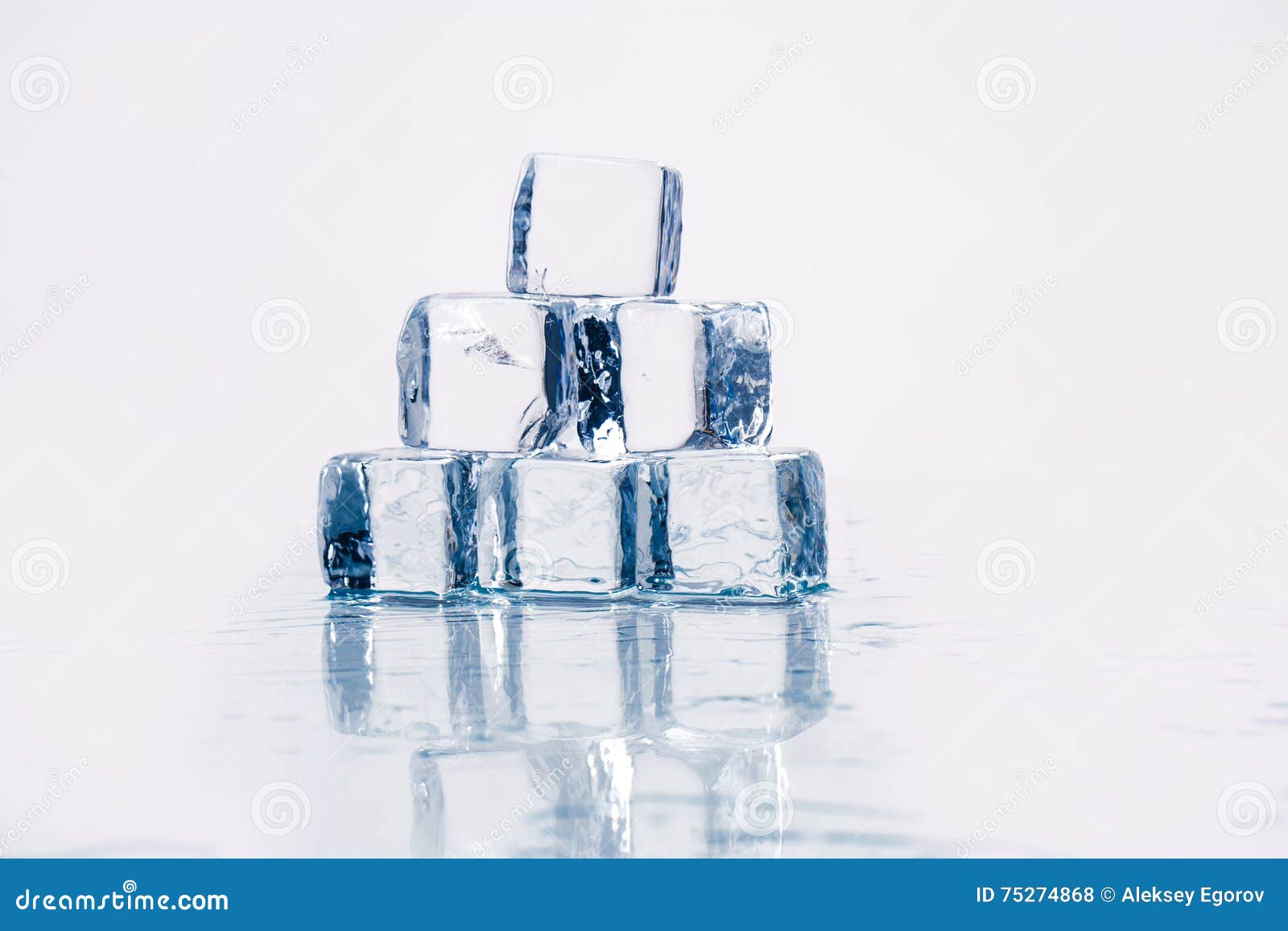 Ice cubes on table stock photo. Image of clean, background - 75274868