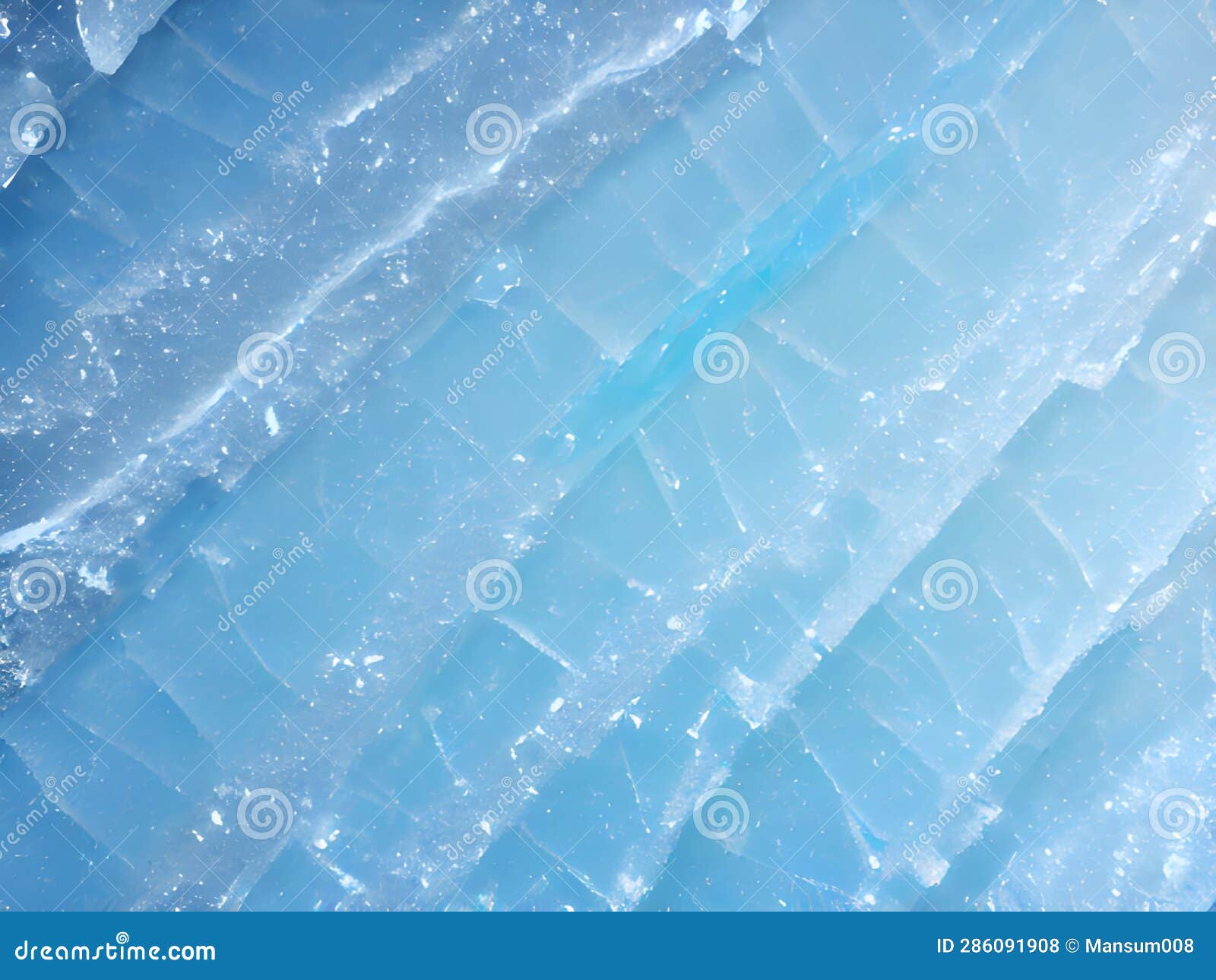 Ice Cubes Texture, Close Up, Ai Generated Stock Illustration ...