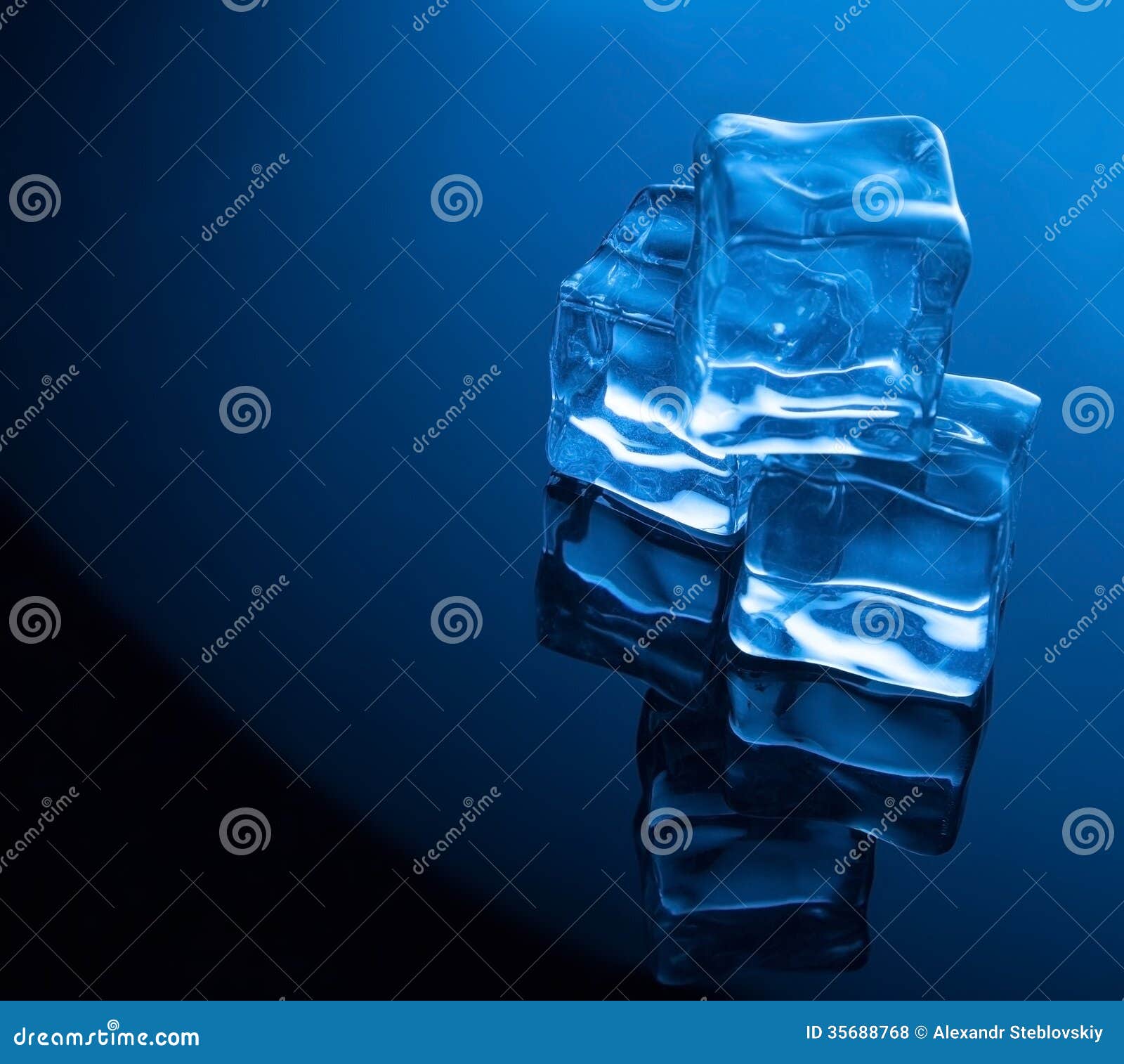 Ice cubes stock photo. Image of group, glass, clean, macro - 35688768