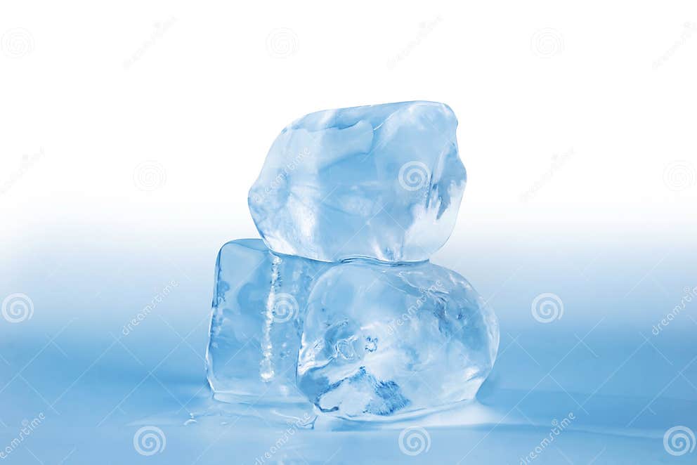 Ice Cubes, Three Ice Cubes Stack, 3 Ice Cubes Stock Photo - Image of ...