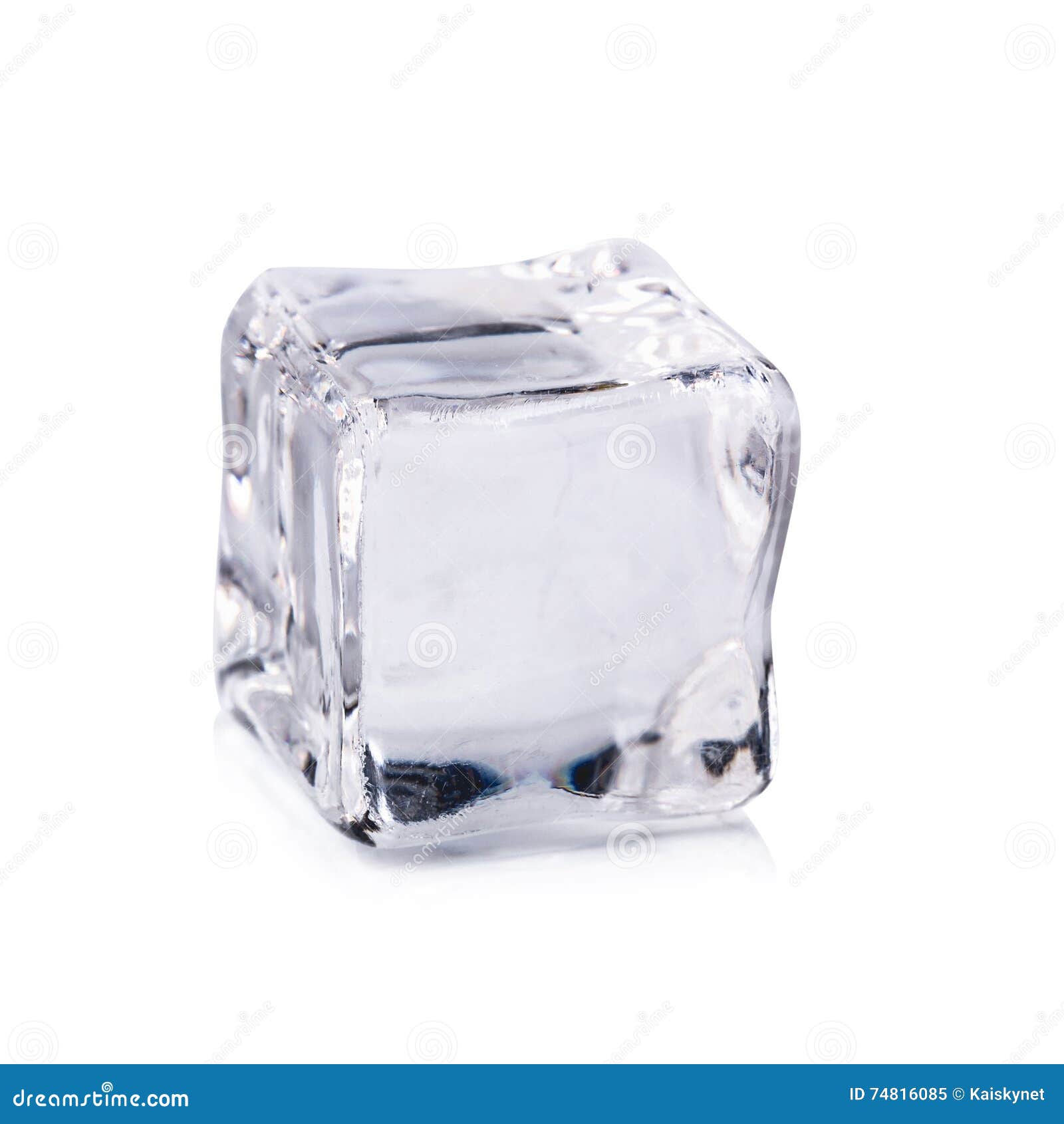 Ice Cubes on White Background Stock Image - Image of closeup, cold ...