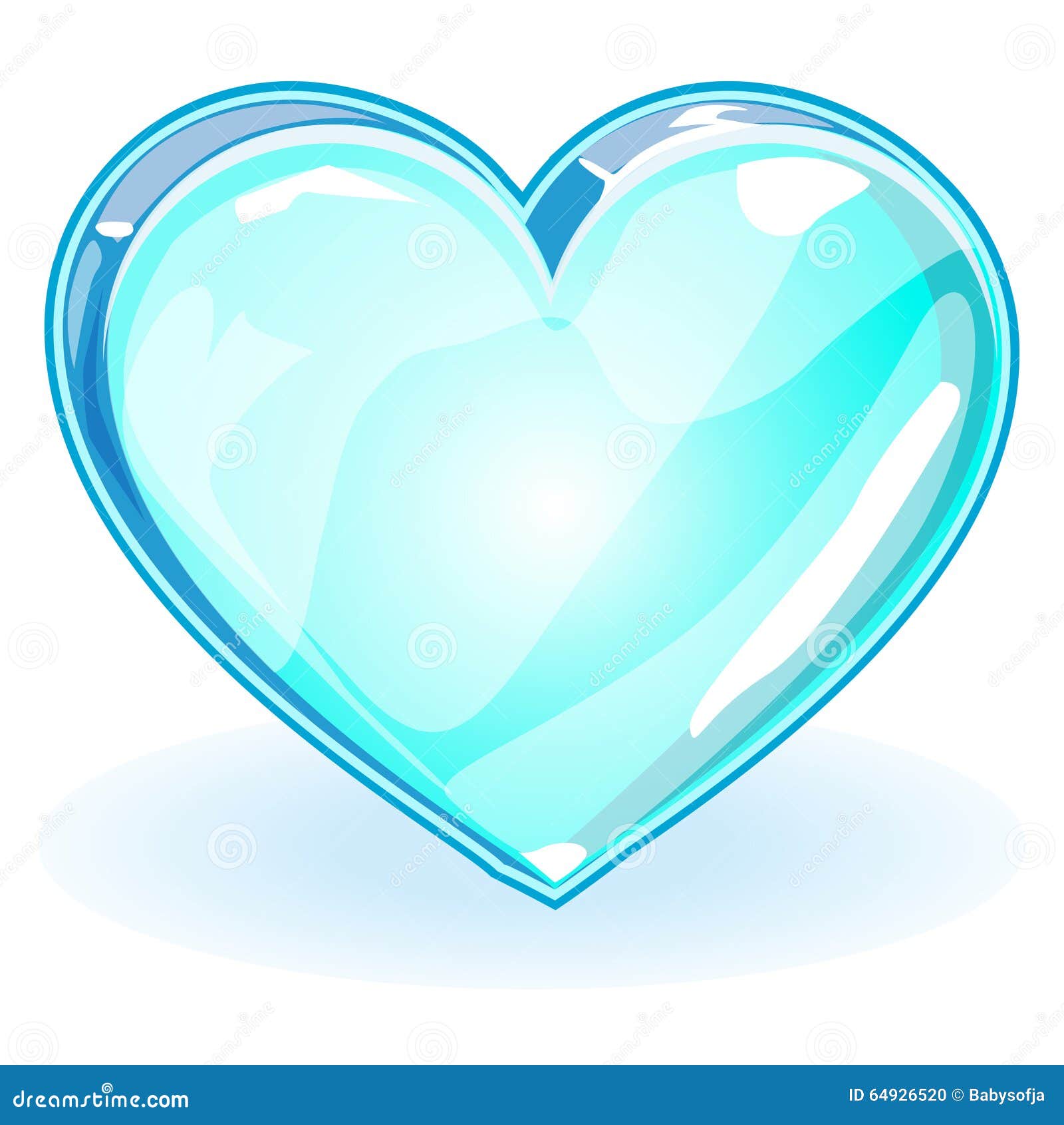 ICE _3D heart stock vector. Illustration of design, heart - 64926520