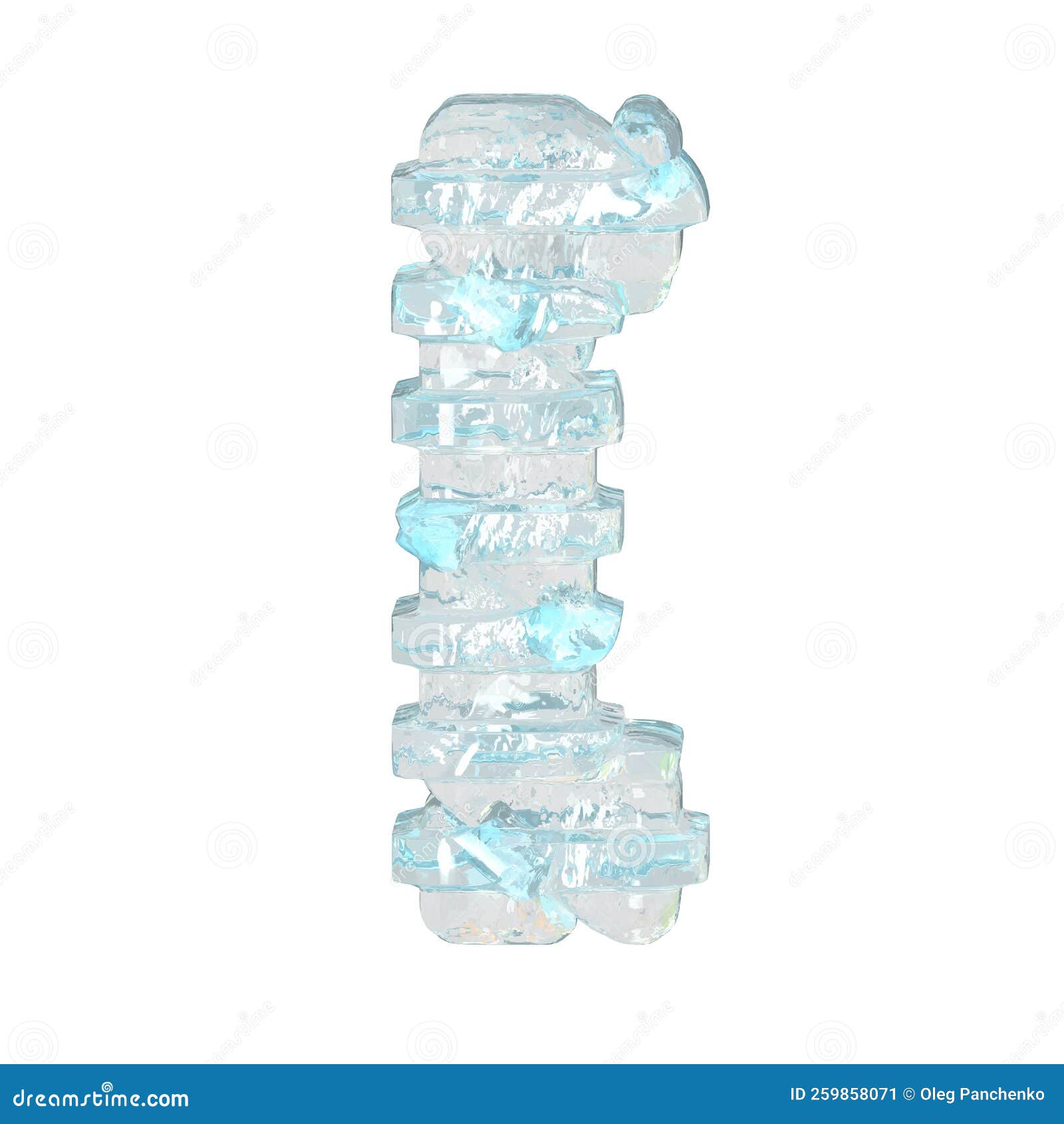 Ice Symbol with Thin Horizontal Straps Stock Vector - Illustration of ...
