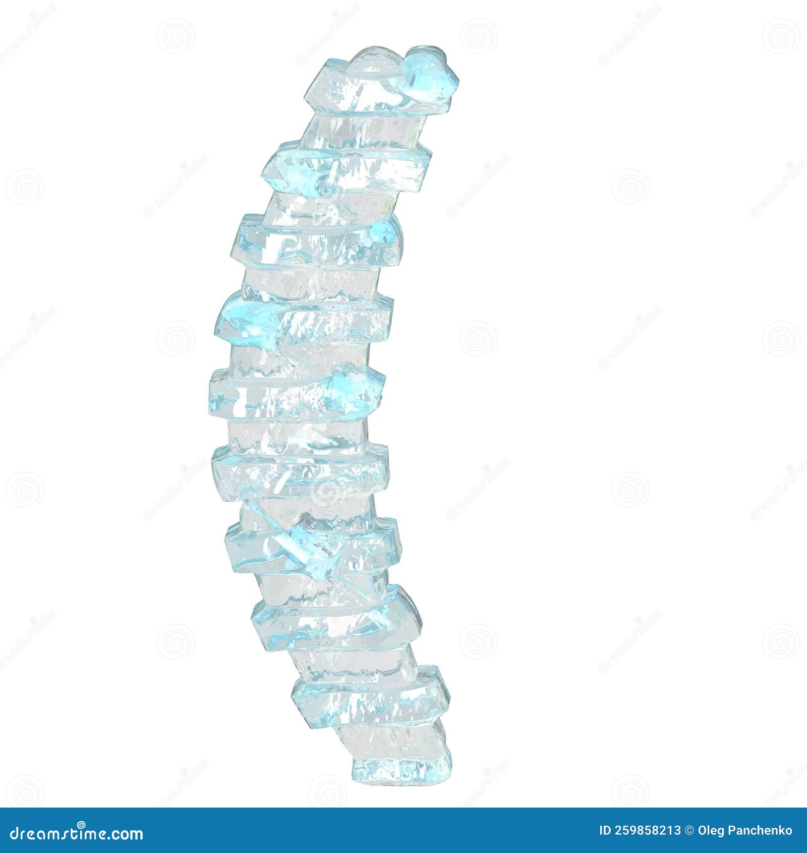 Ice Symbol with Thin Horizontal Straps Stock Vector - Illustration of ...