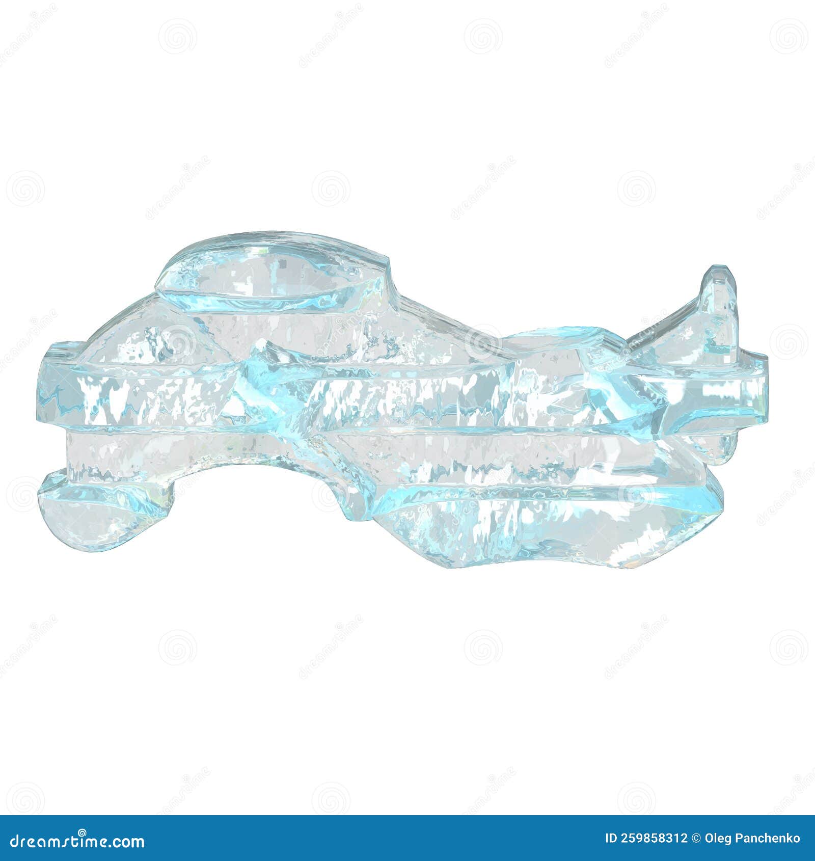 Ice Symbol with Thin Horizontal Straps Stock Vector - Illustration of ...