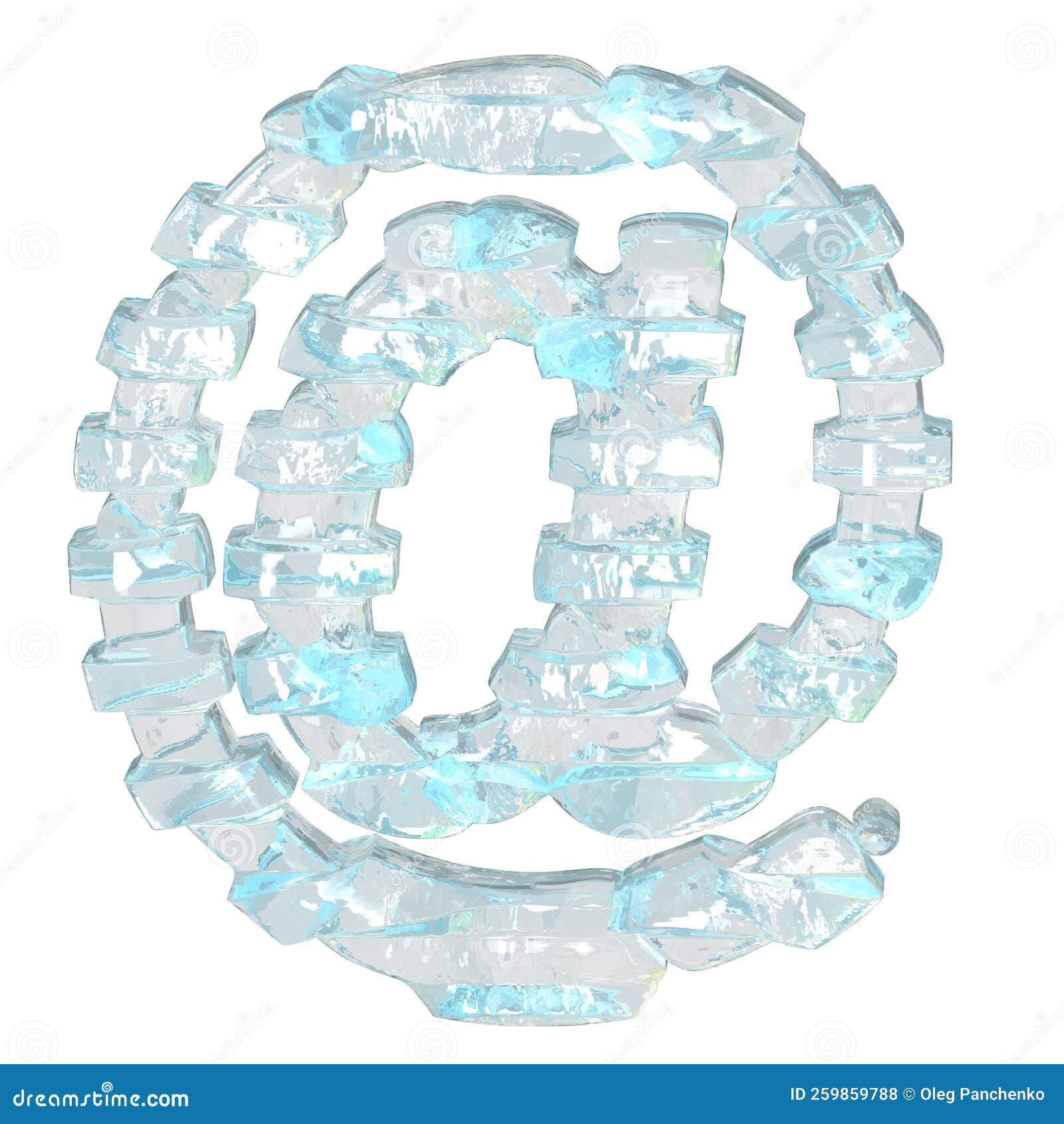 Ice Symbol with Thin Horizontal Straps Stock Vector - Illustration of ...