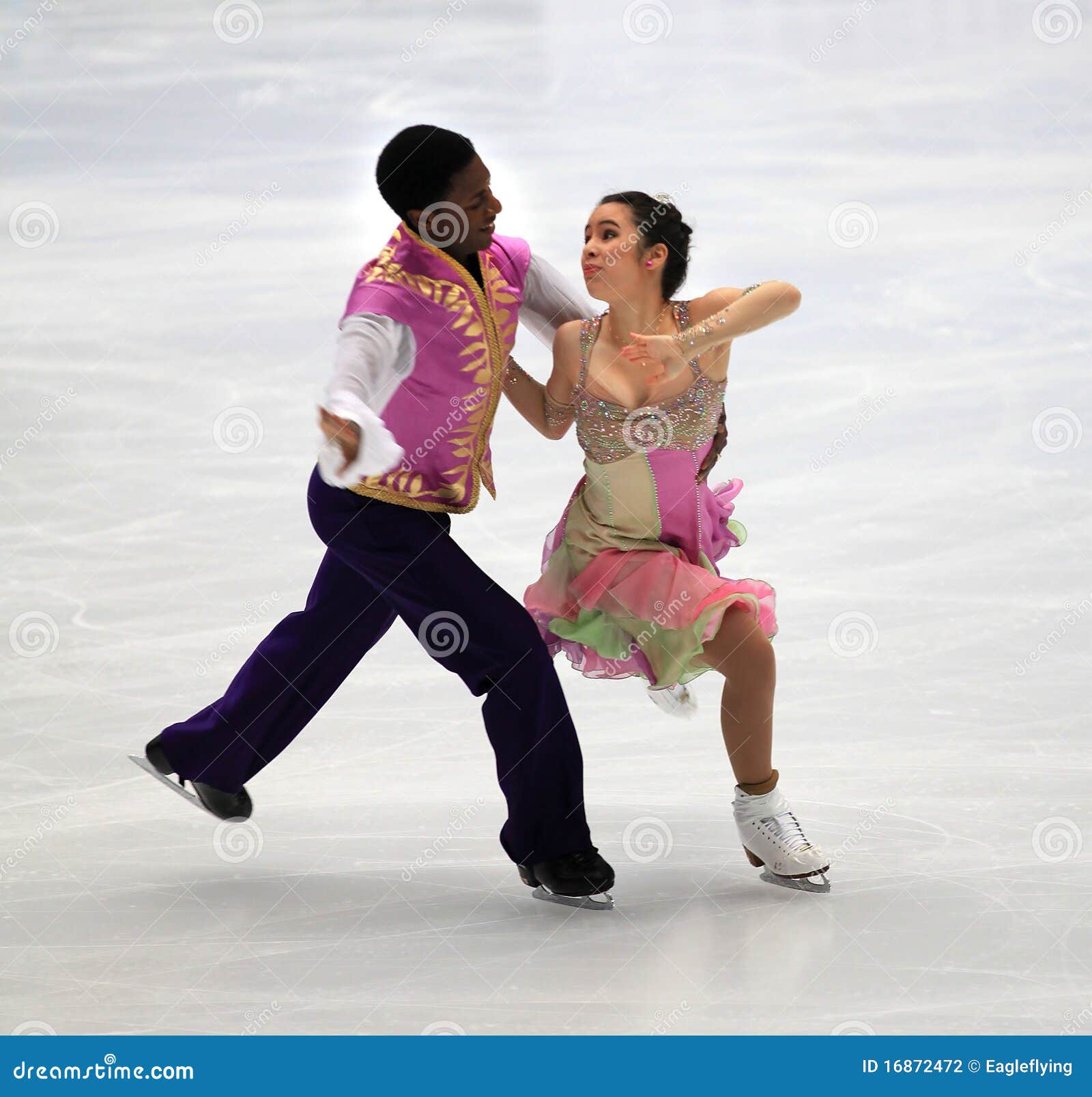 Ice Dancing editorial photography. Image of hill, element - 16872472
