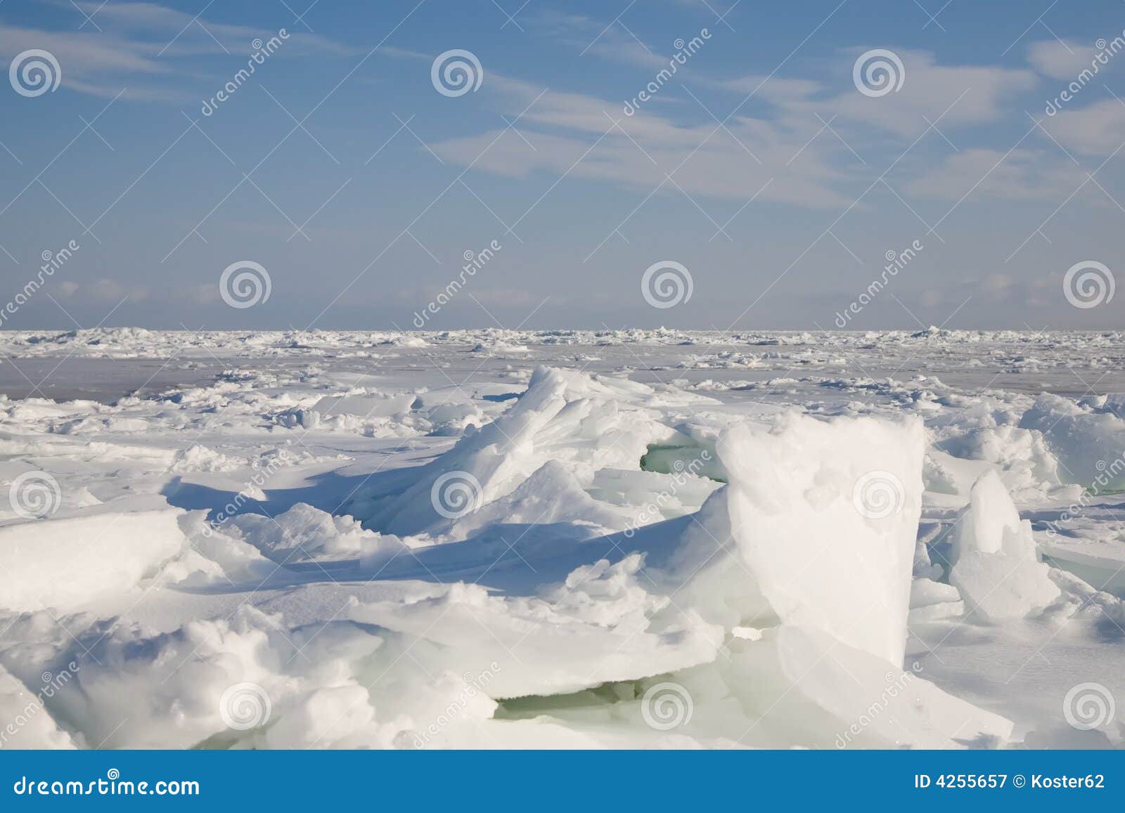 Ice desert stock image. Image of floe, frost, frozen, hummocks - 4255657