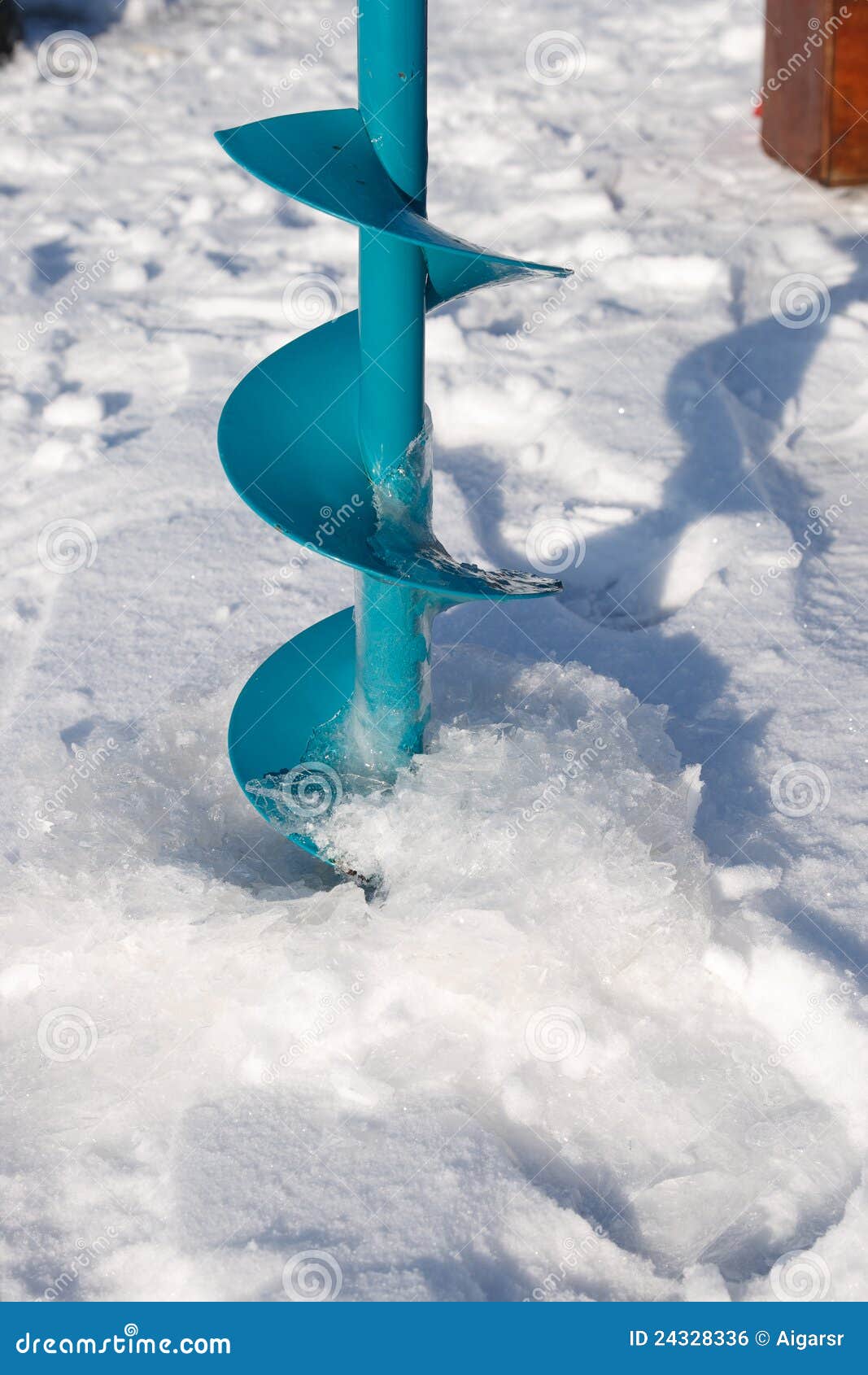 Ice drill stock photo. Image of equipment, sport, cold - 24328336