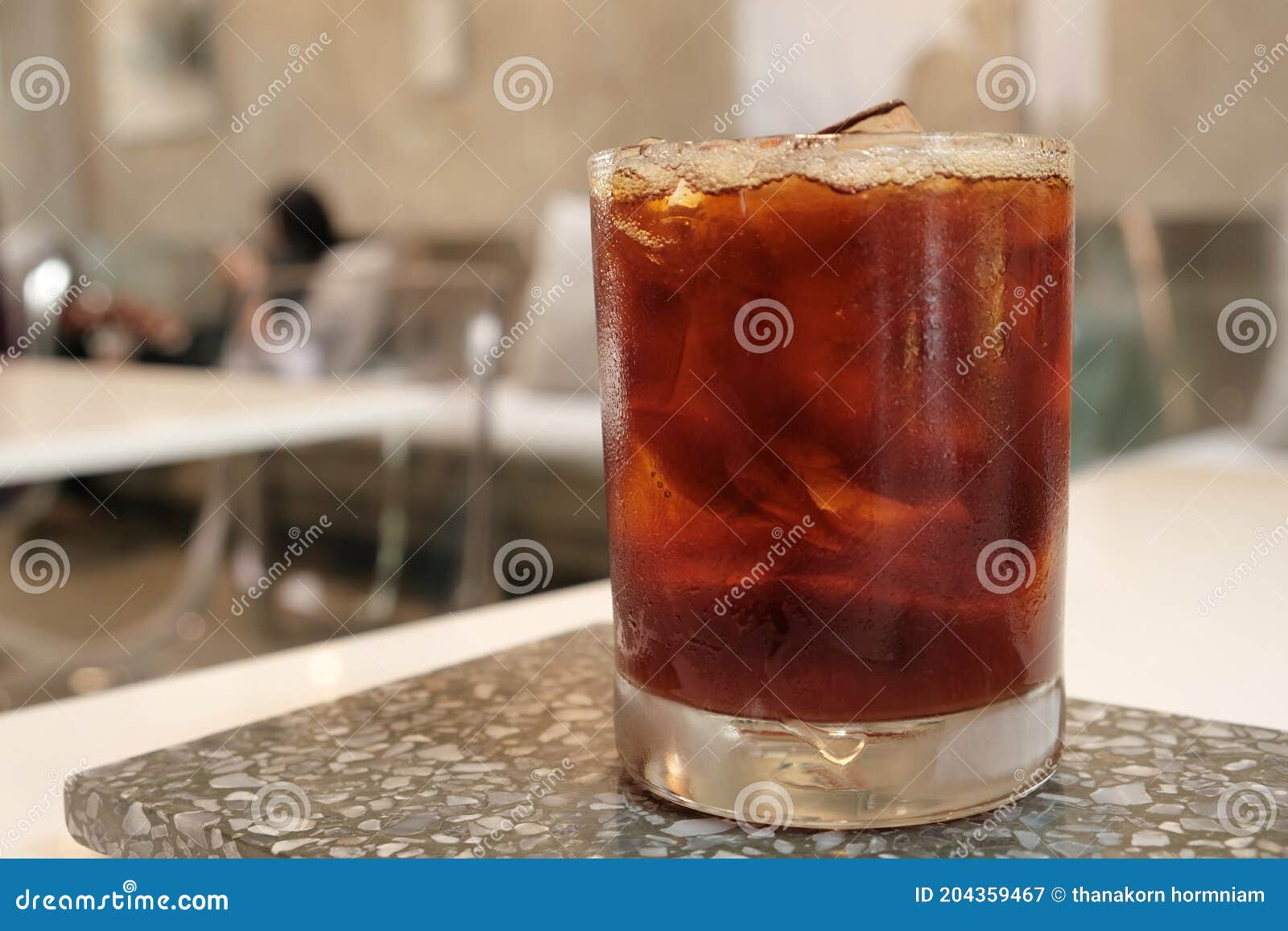 Ice drip coffee in cafe stock image. Image of sweet - 204359467