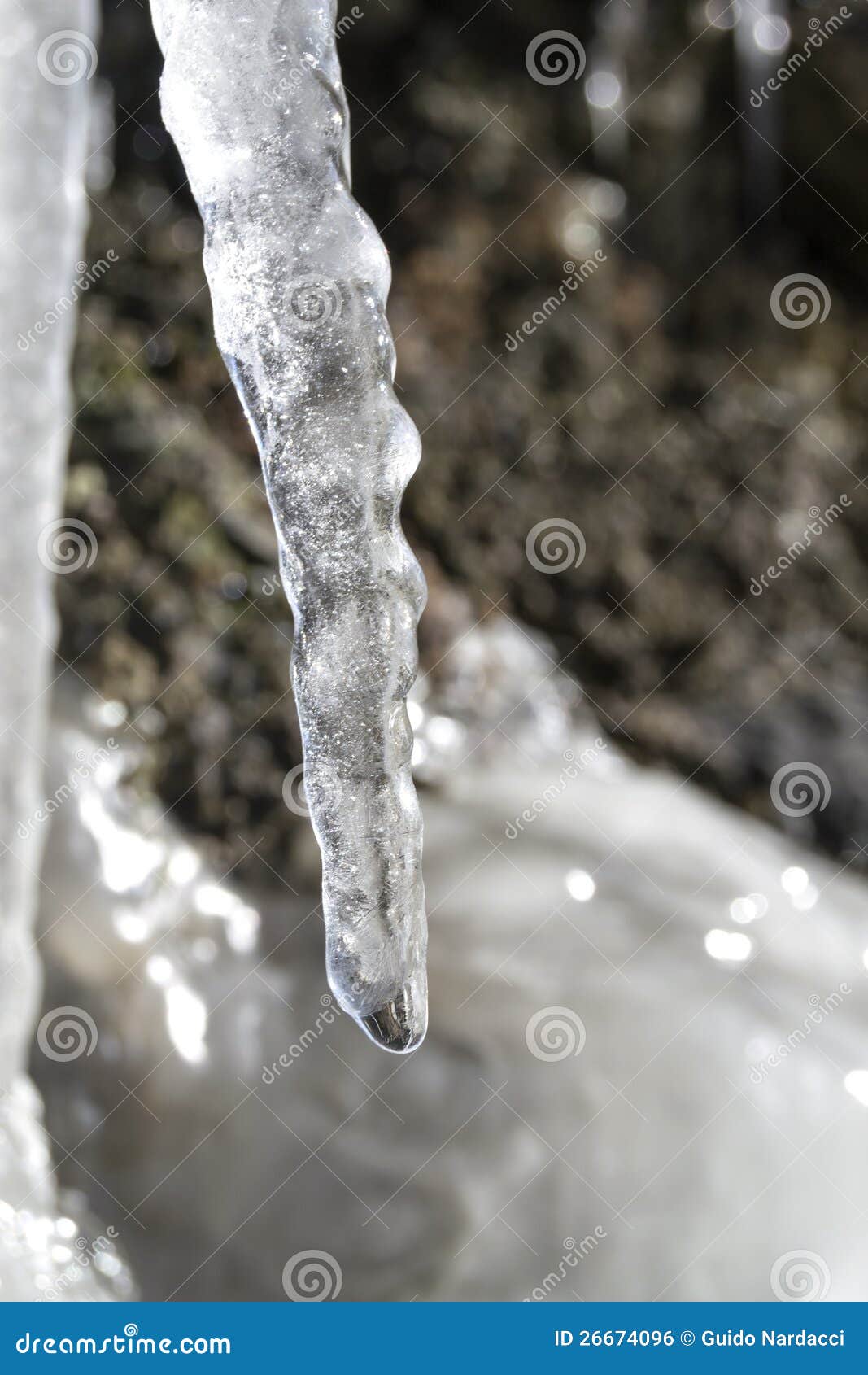 Ice drop stock photo. Image of solid, white, light, cold - 26674096