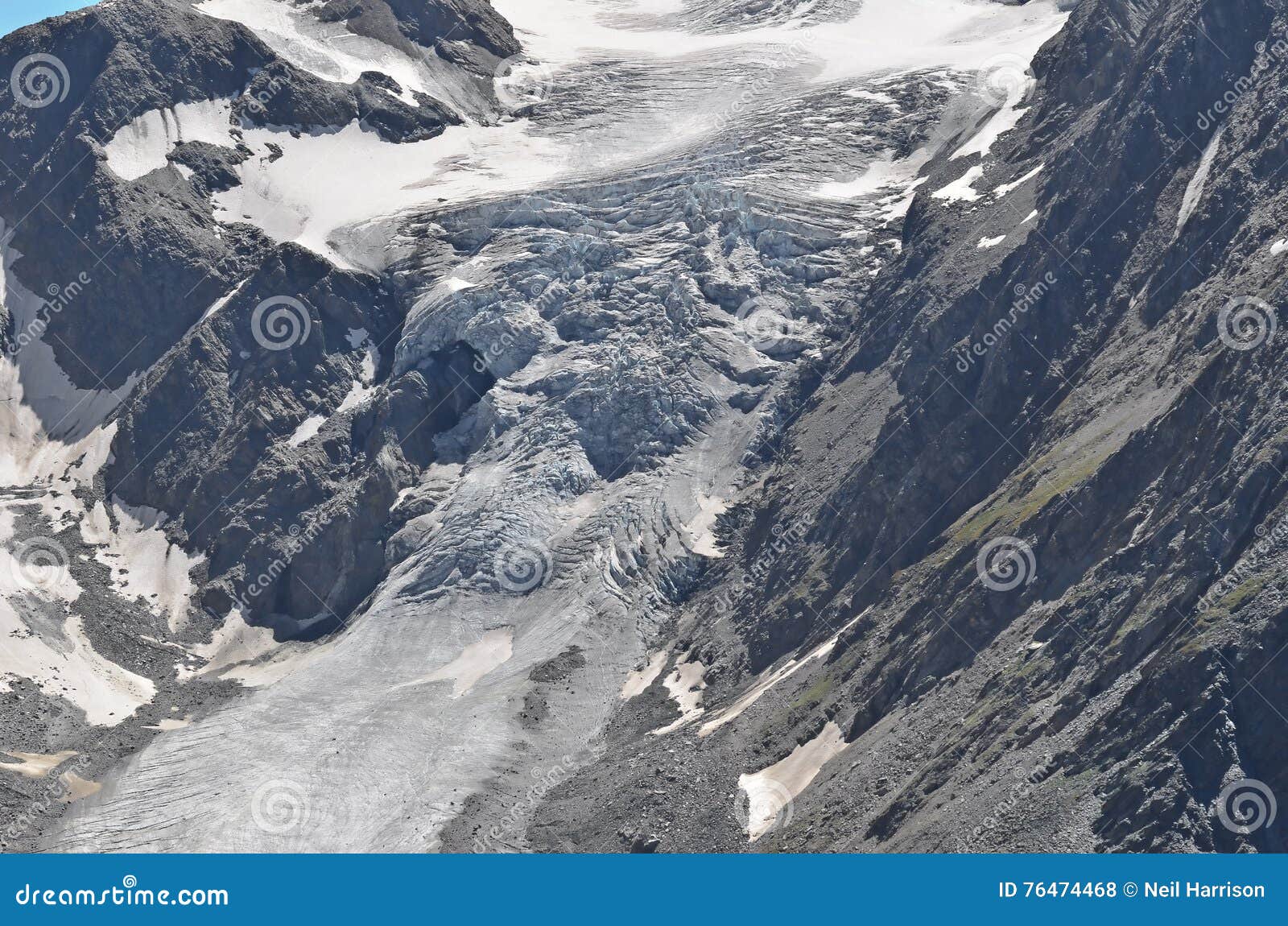 Ice Fall stock photo. Image of glacier, slope, alps, geology - 76474468
