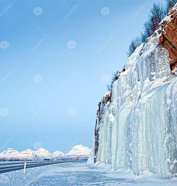 Ice Falls. stock photo. Image of frost, christmas, meteorology - 16679430