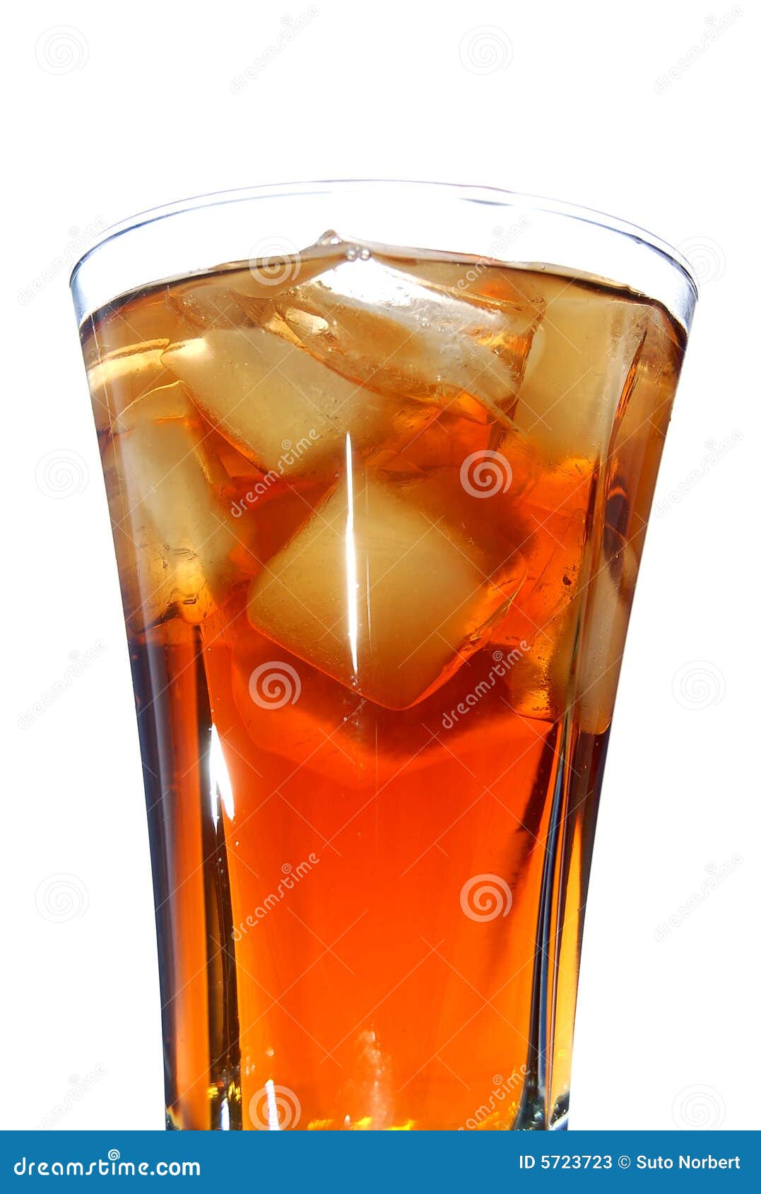 Ice filled soft drink stock image. Image of soda, drink - 5723723