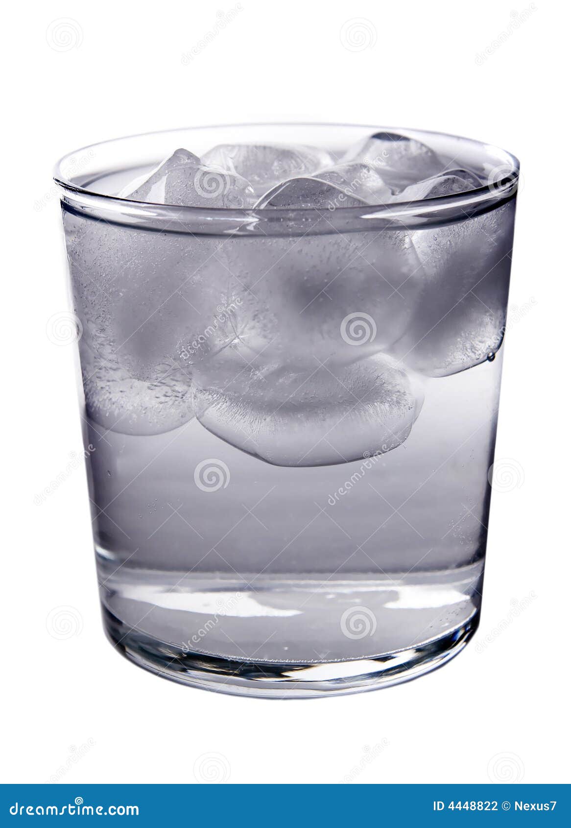 Ice filled Water stock photo. Image of pristine, drinking - 4448822
