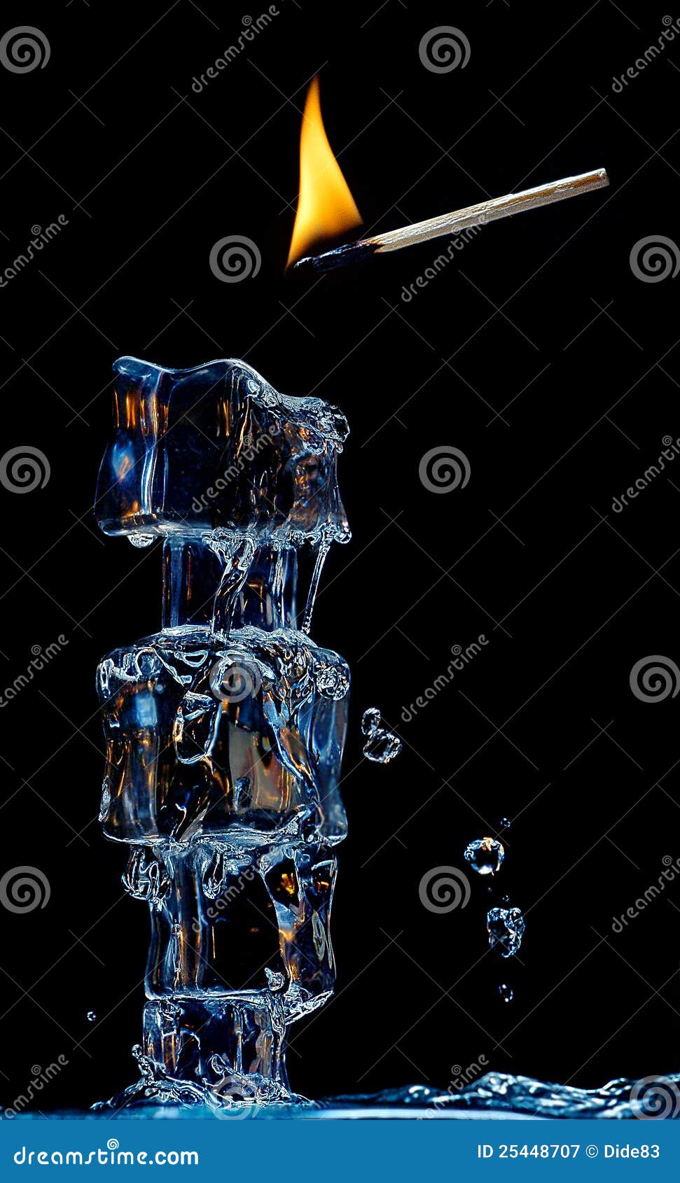 Ice and Fire stock image. Image of restaurant, cuisine - 25448707
